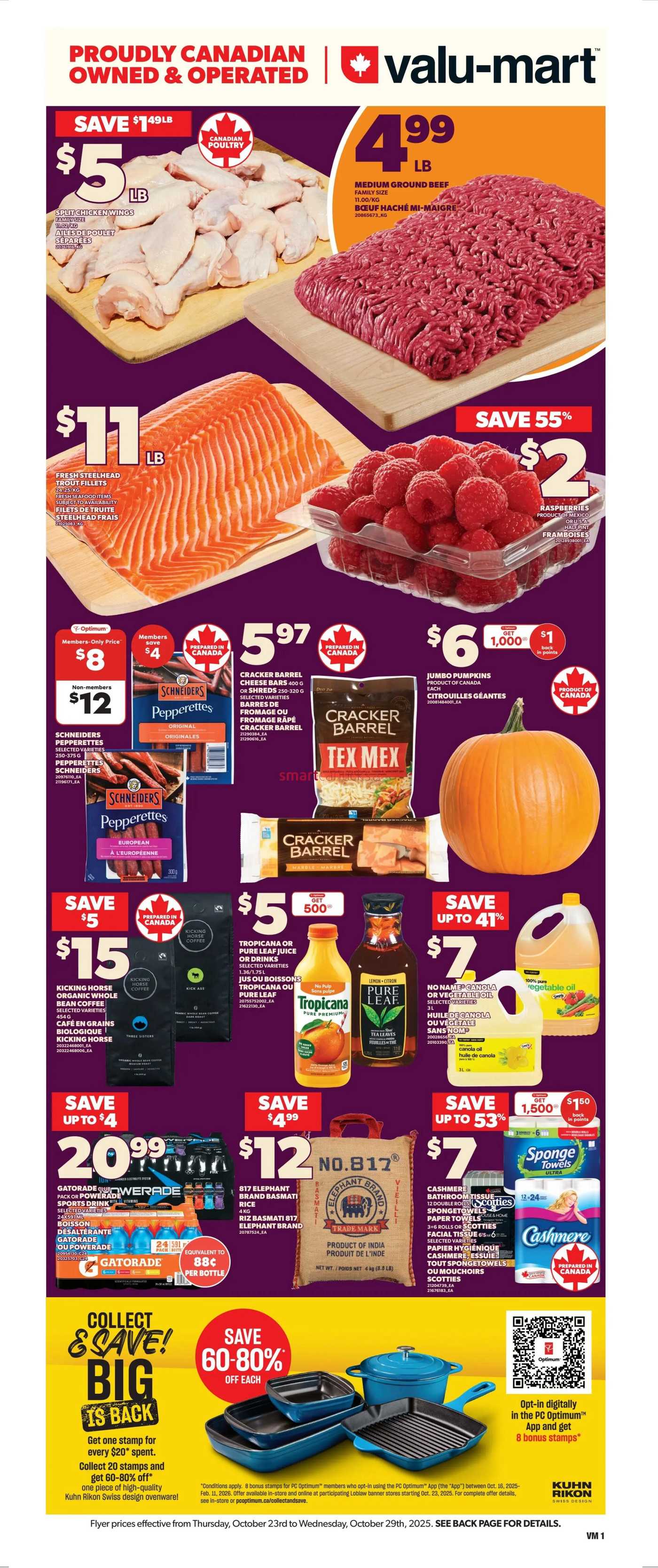 Valu-mart Flyer October 23 to 29
