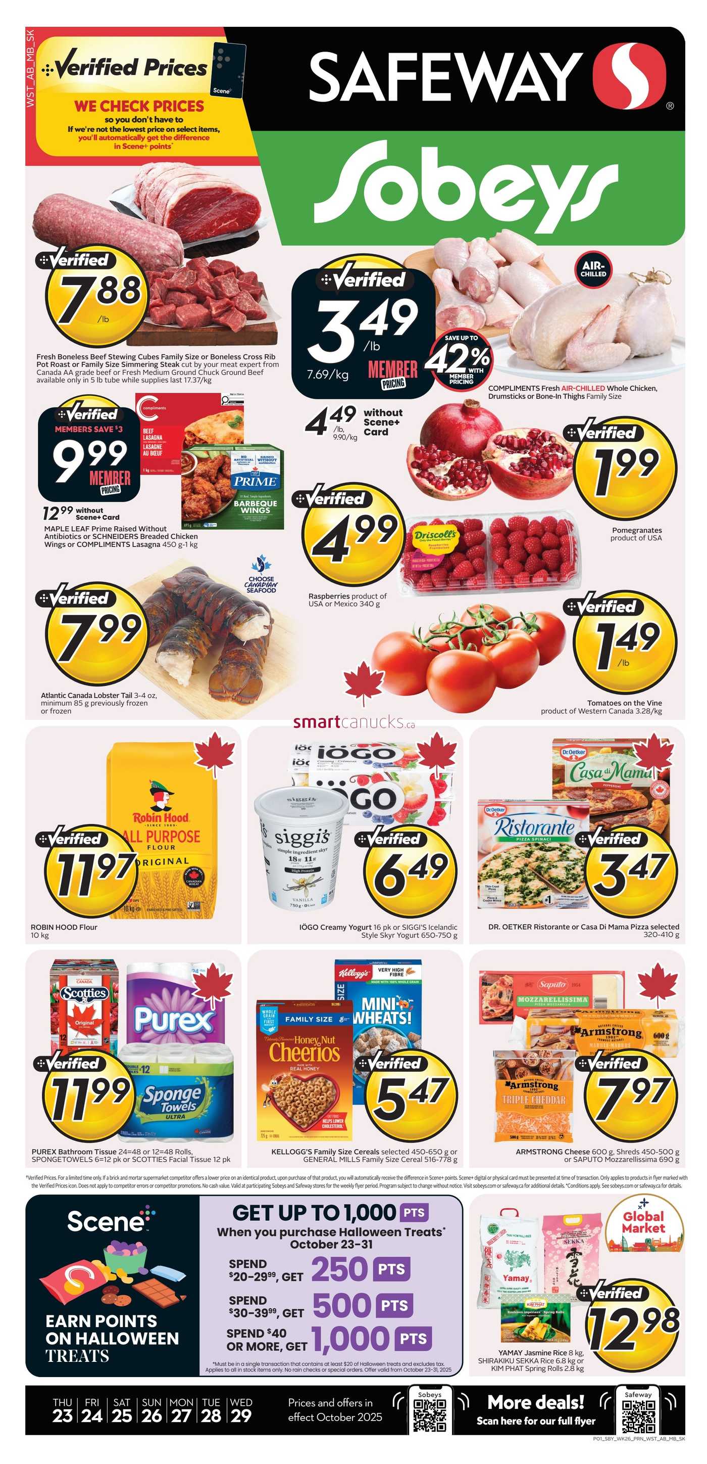 Sobeys/Safeway (AB) Flyer October 23 to 29