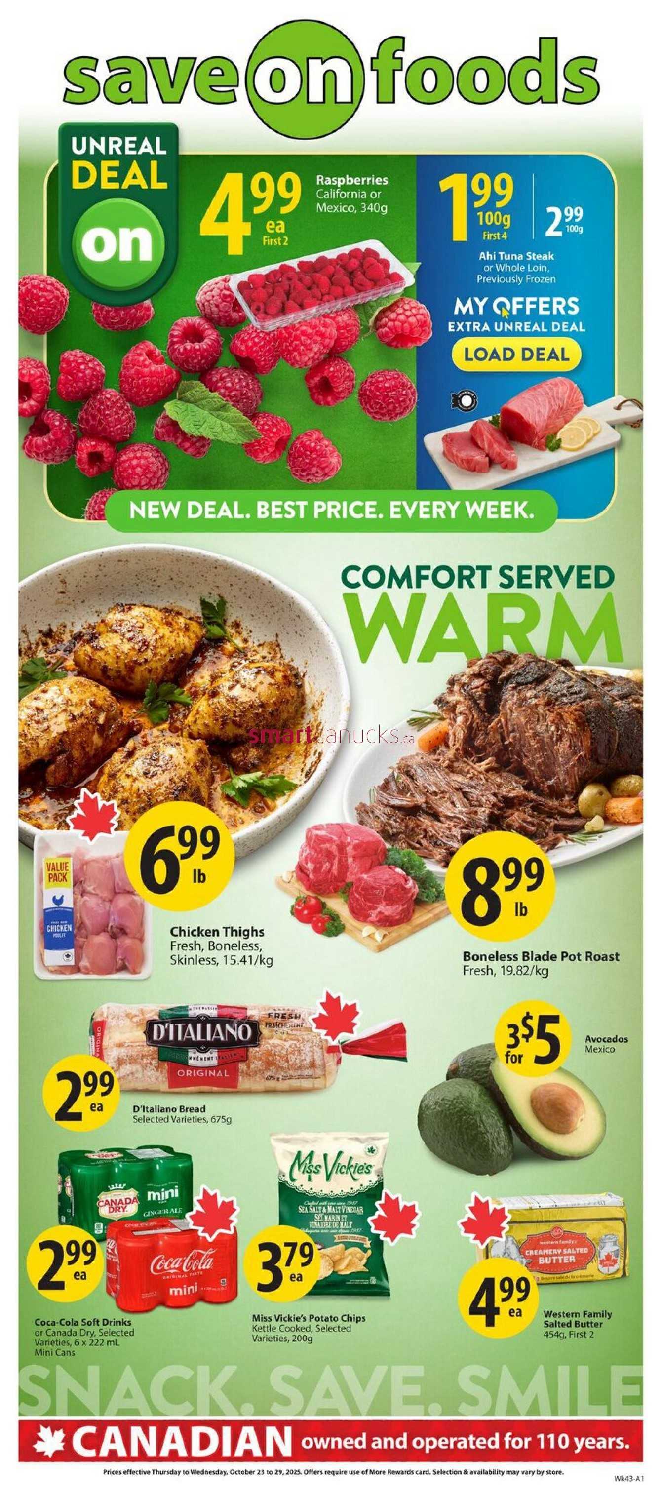 Save On Foods (BC) Flyer October 23 to 29