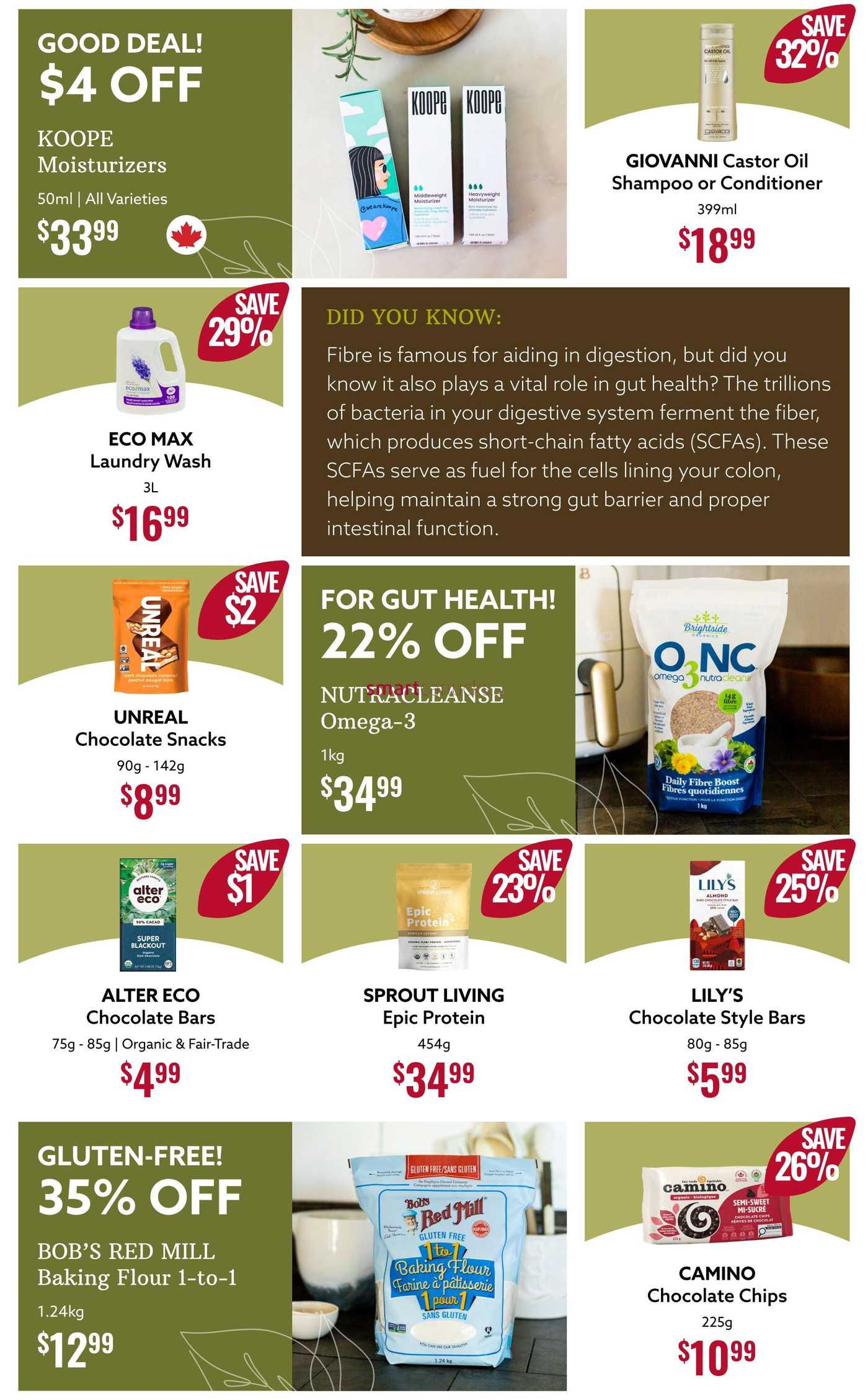 Nutters Everyday Naturals Flyer October 23 to November 1