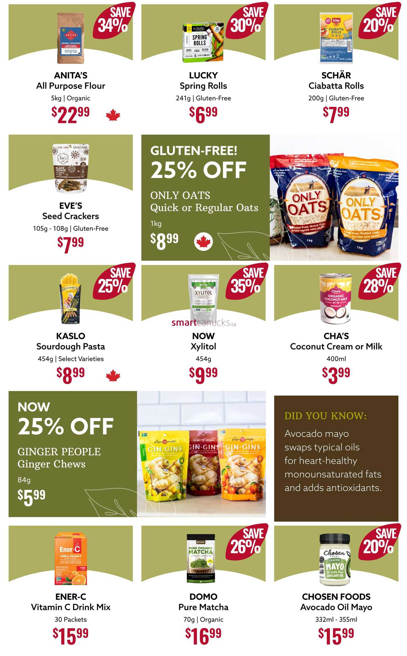 Nutters Everyday Naturals Flyer October 23 to November 1