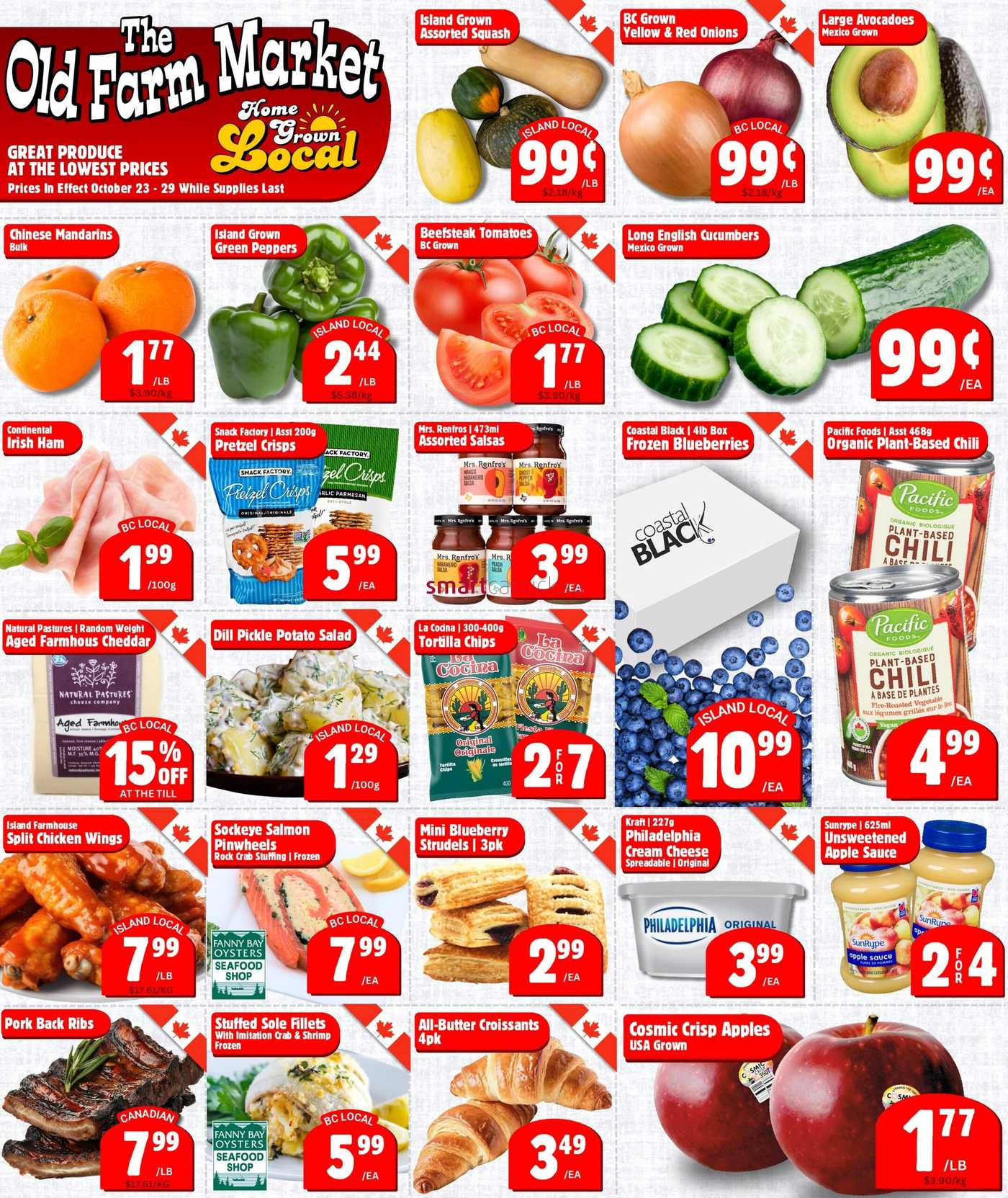 The Old Farm Market Canada Flyers