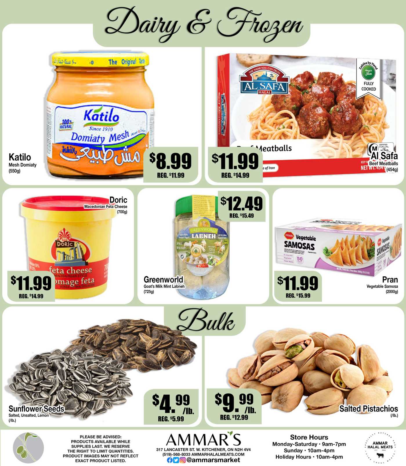 Ammar's Halal Meats Flyer October 23 to 29