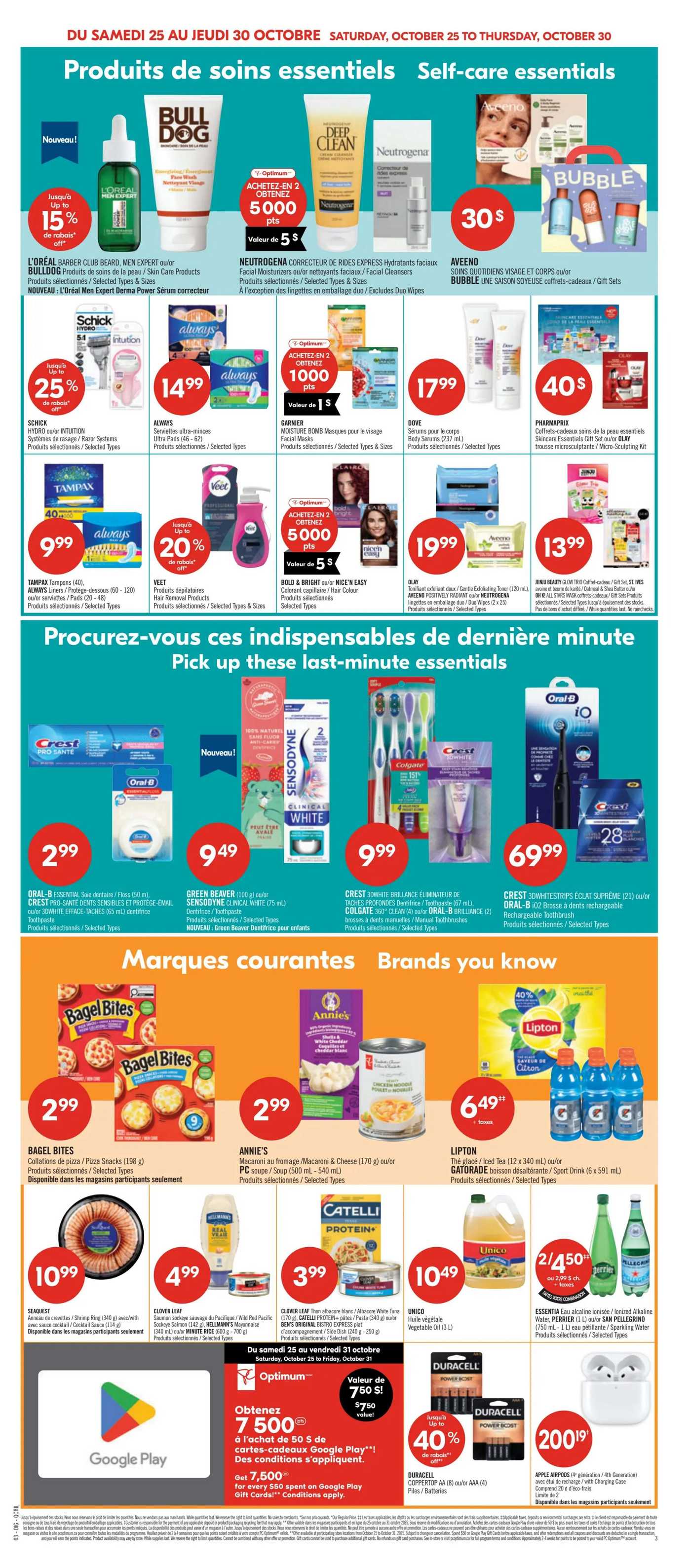 Pharmaprix Flyer October 25 to 30