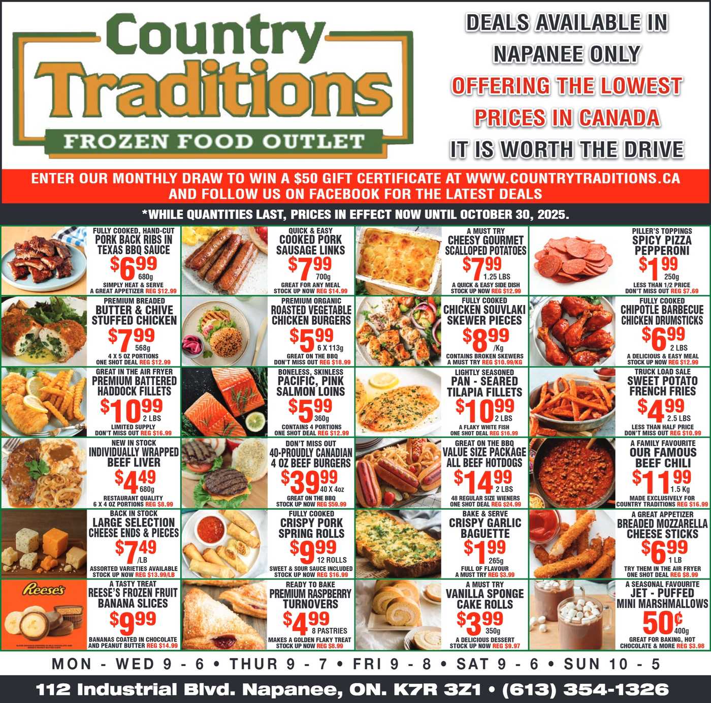 Country Traditions Flyer October 23 to 29