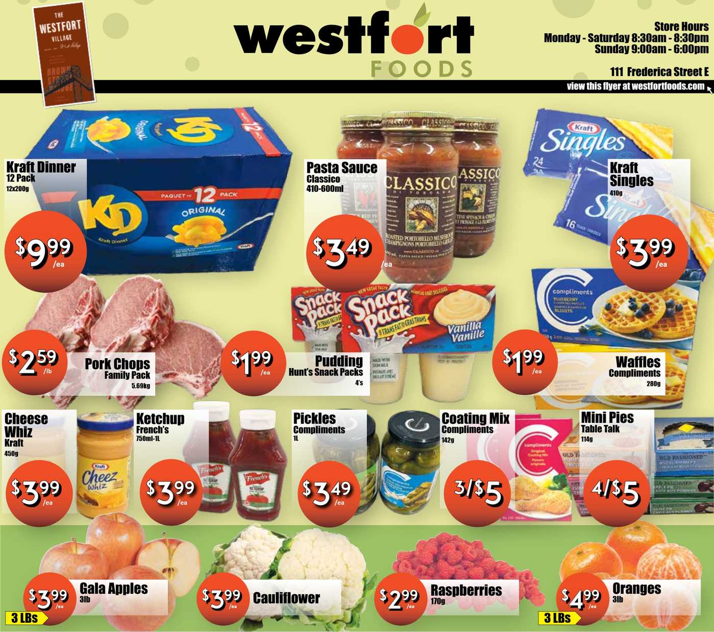 Westfort Foods Flyer October 24 to 30