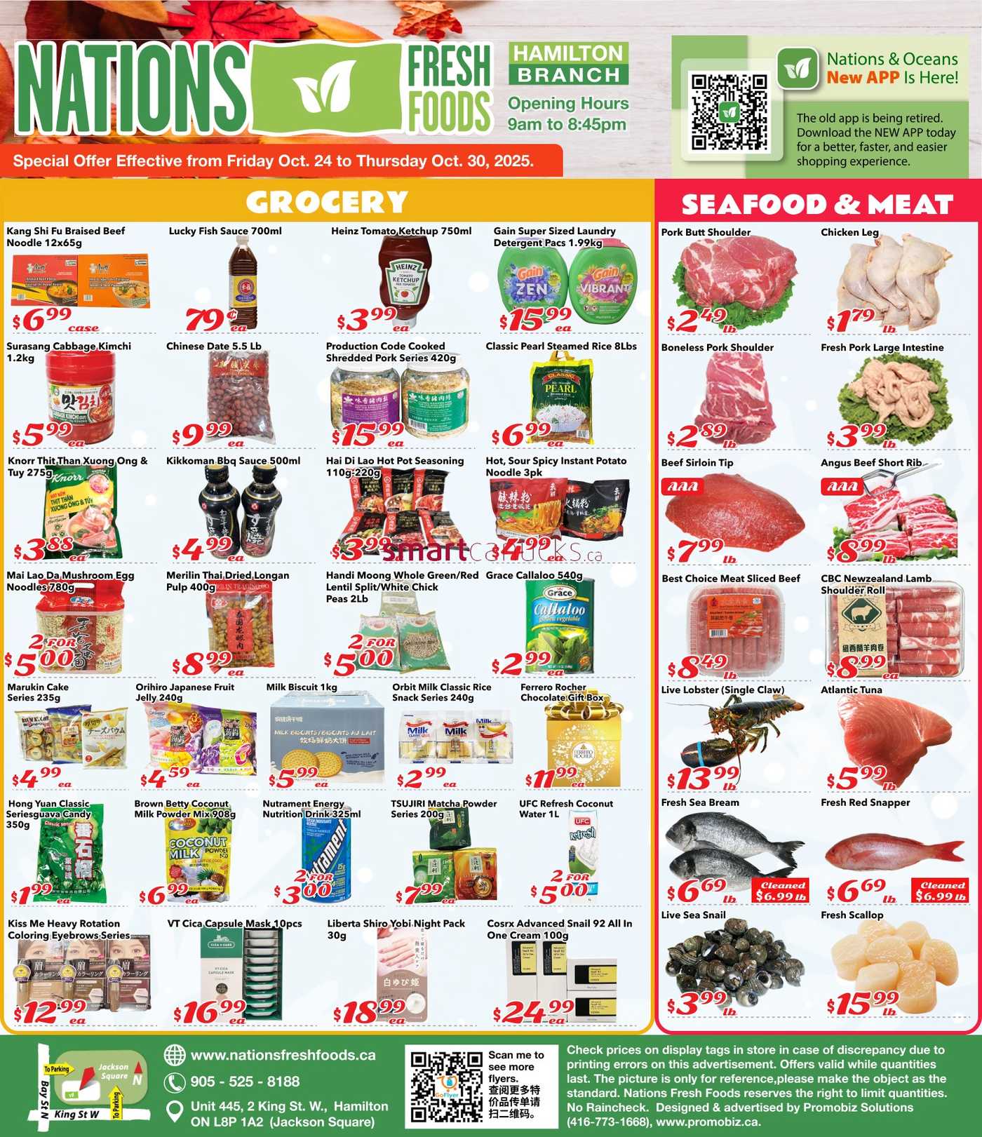 Nations Fresh Foods (Hamilton) Flyer October 24 to 30