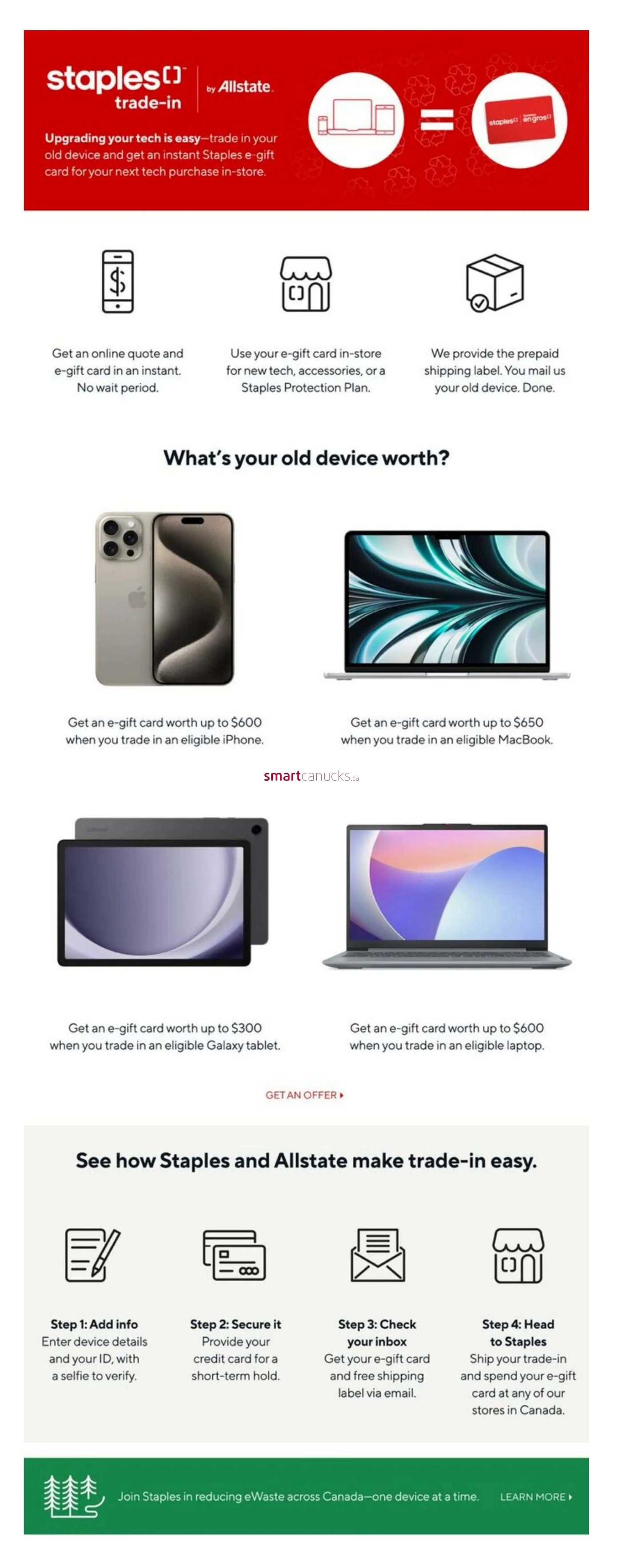 Staples Flyer October 24 to 30