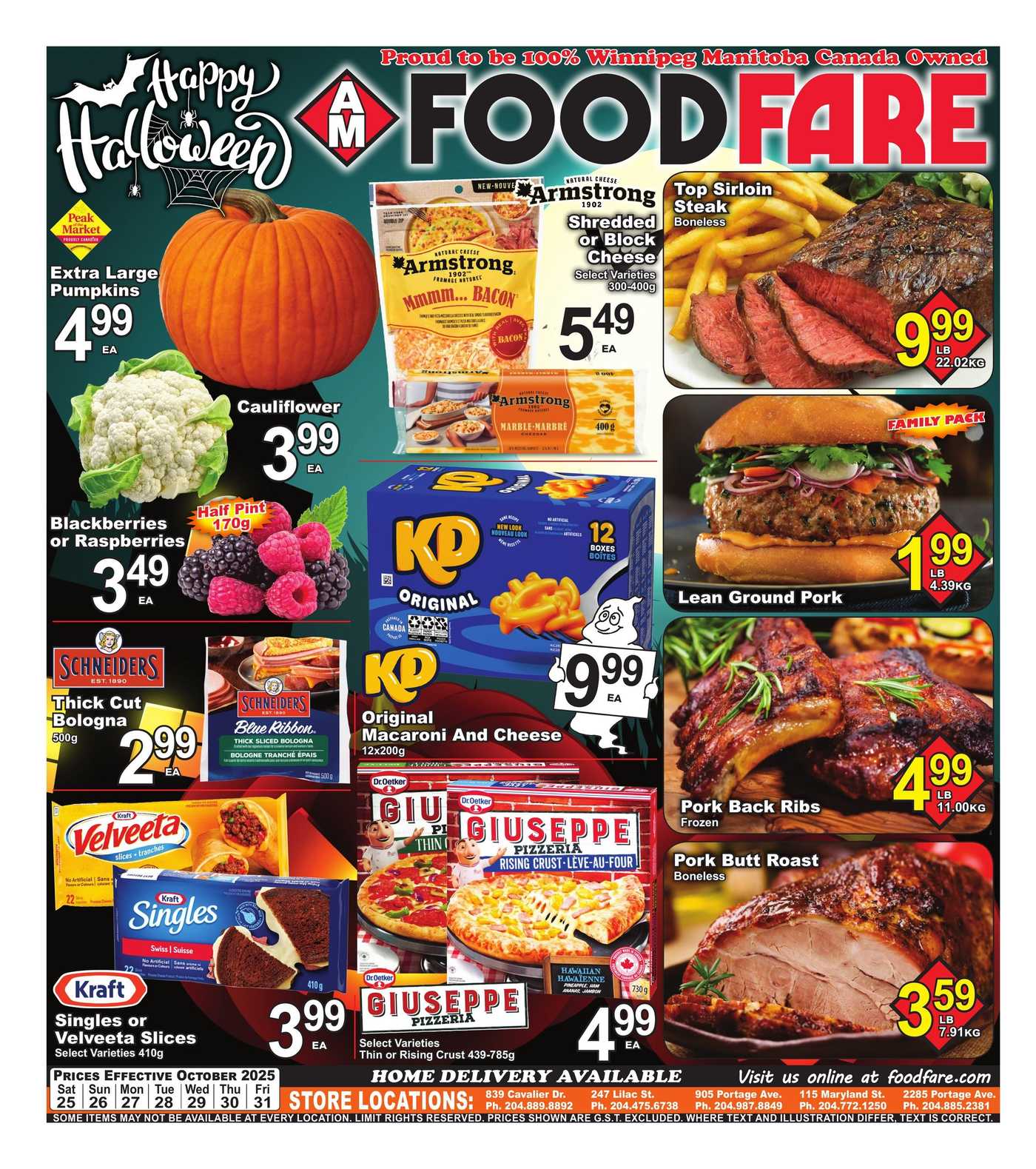Food Fare Flyer October 25 to 31