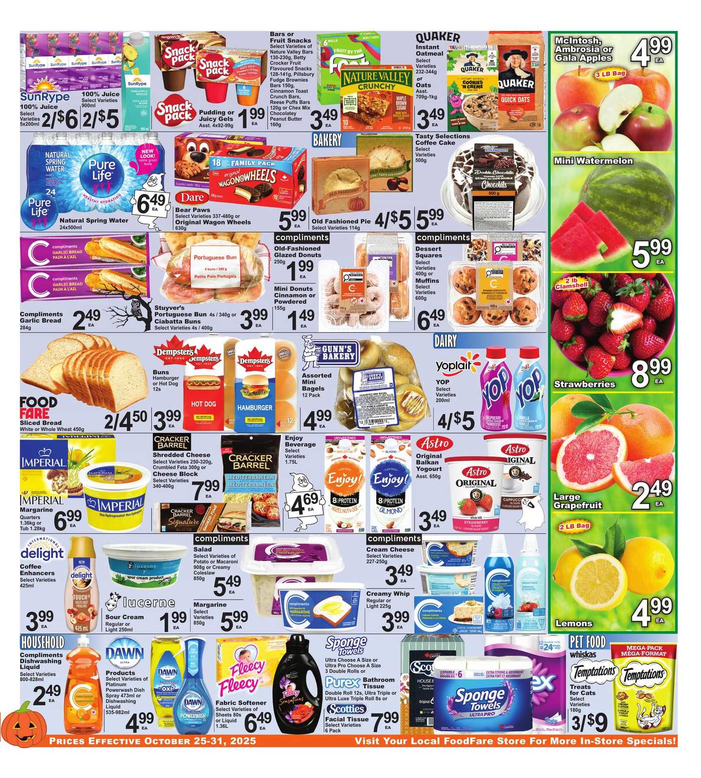 Food Fare Flyer October 25 to 31