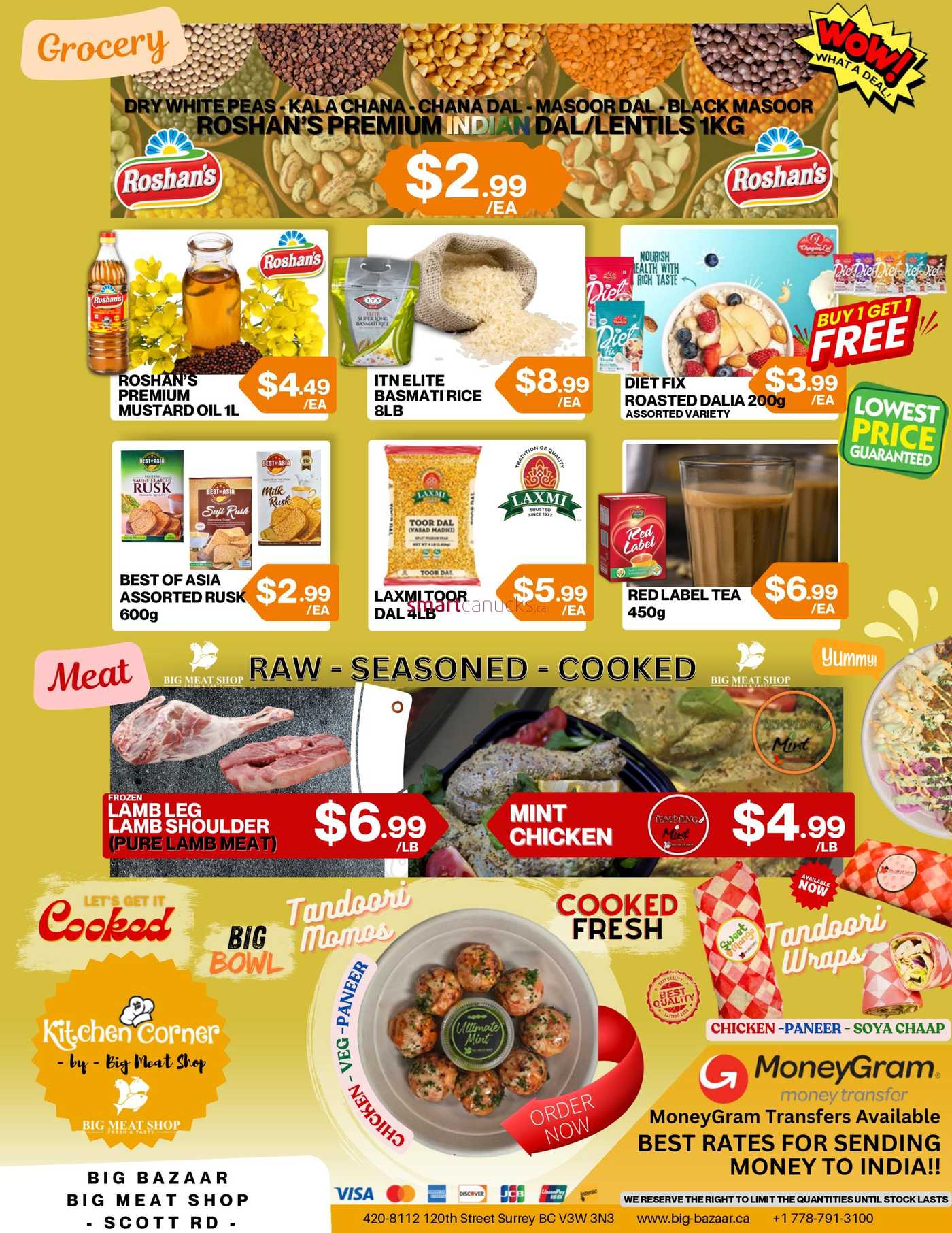 Big Bazaar Canada Flyer October 24 to 29