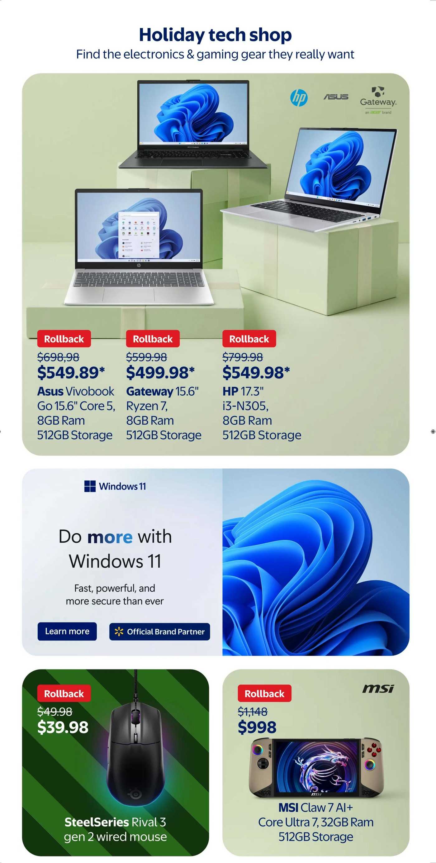 Walmart Share The Joy Flyer October 30 to November 26