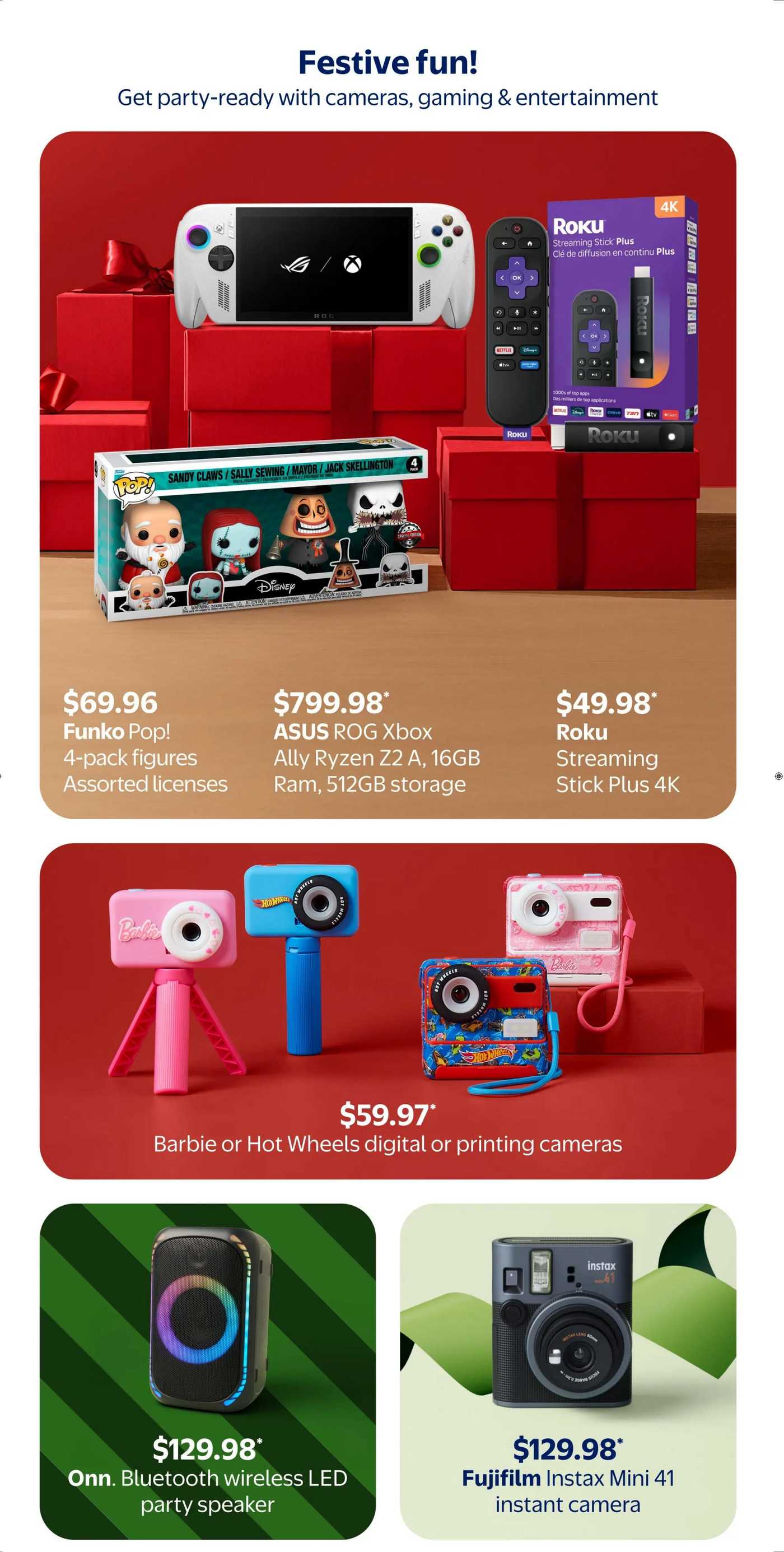 Walmart Share The Joy Flyer October 30 to November 26