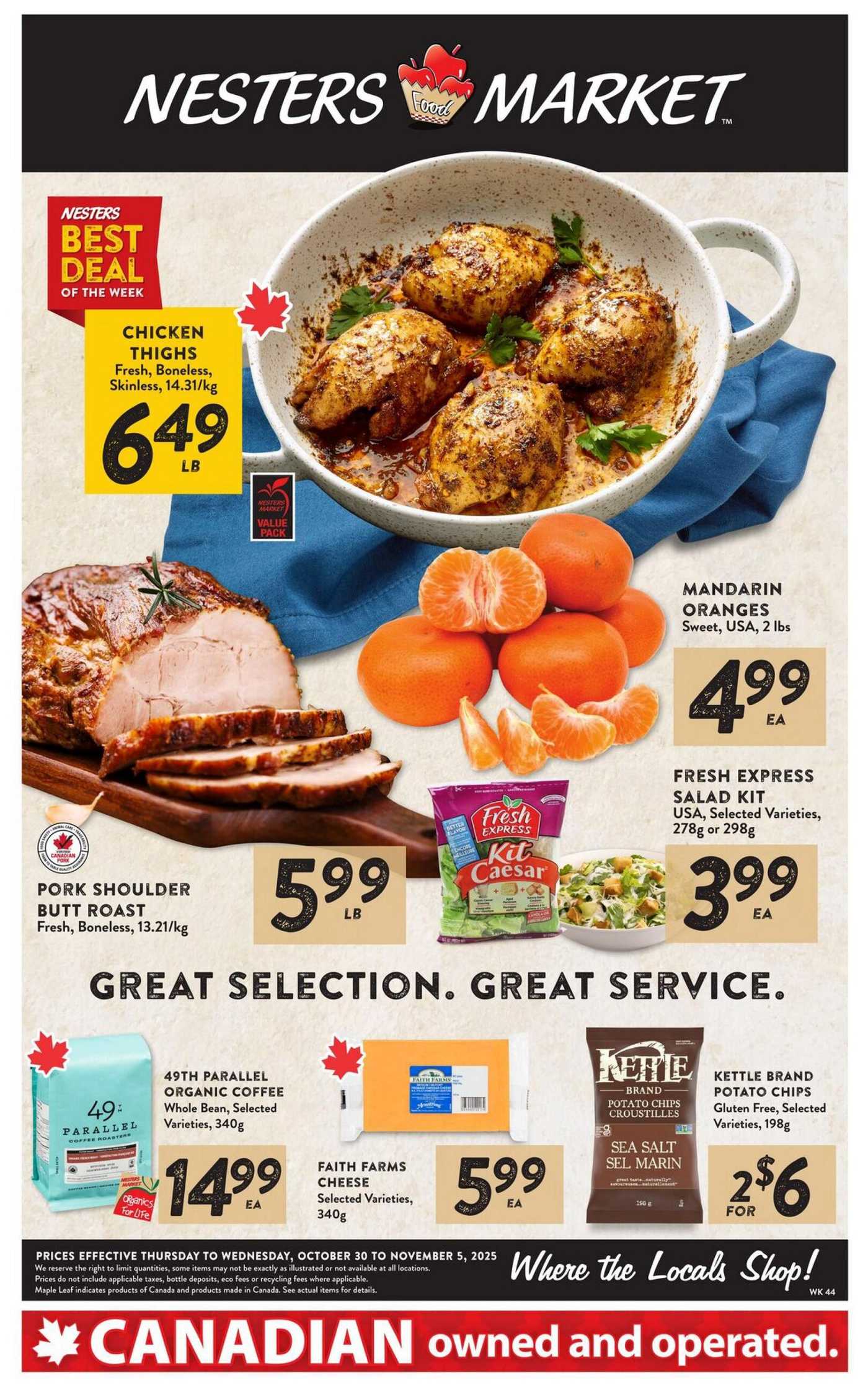 Nesters Market Flyer October 30 to November 5