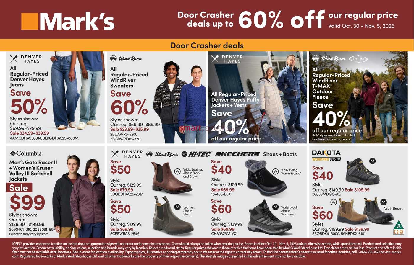 Mark's Flyer October 30 to November 5