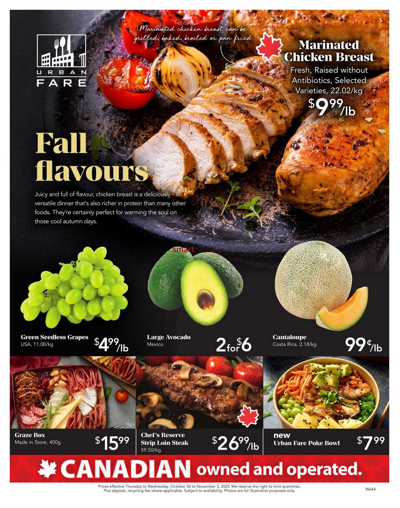 Urban Fare Flyer October 30 to November 5