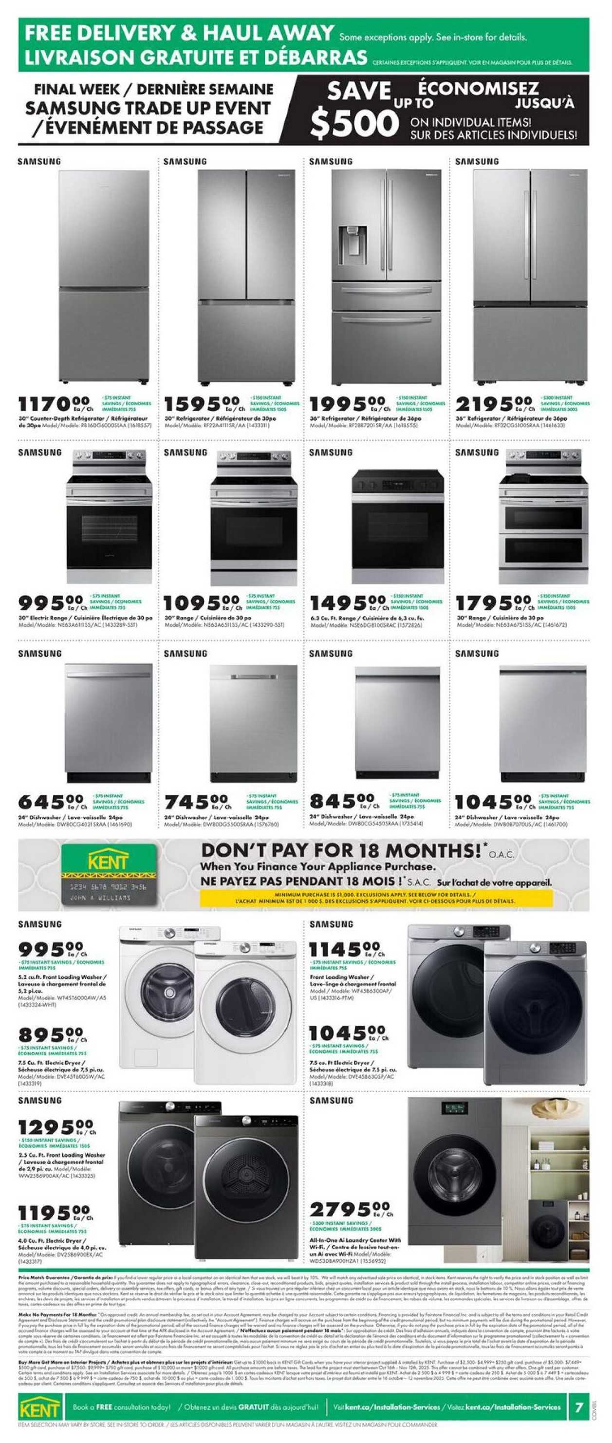 Kent Building Supplies Flyer October 30 to November 5
