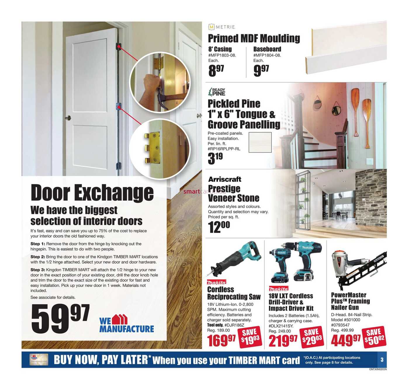 Timber Mart Flyer October 29 to November 11