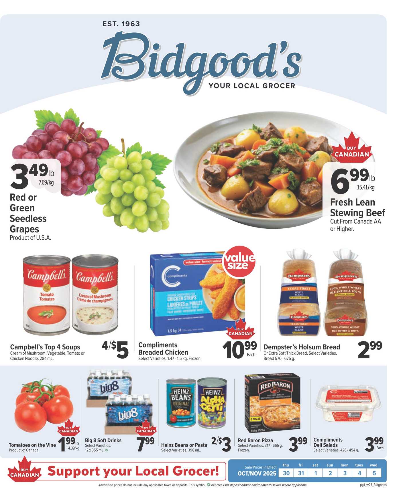Bidgood's Canada Flyers
