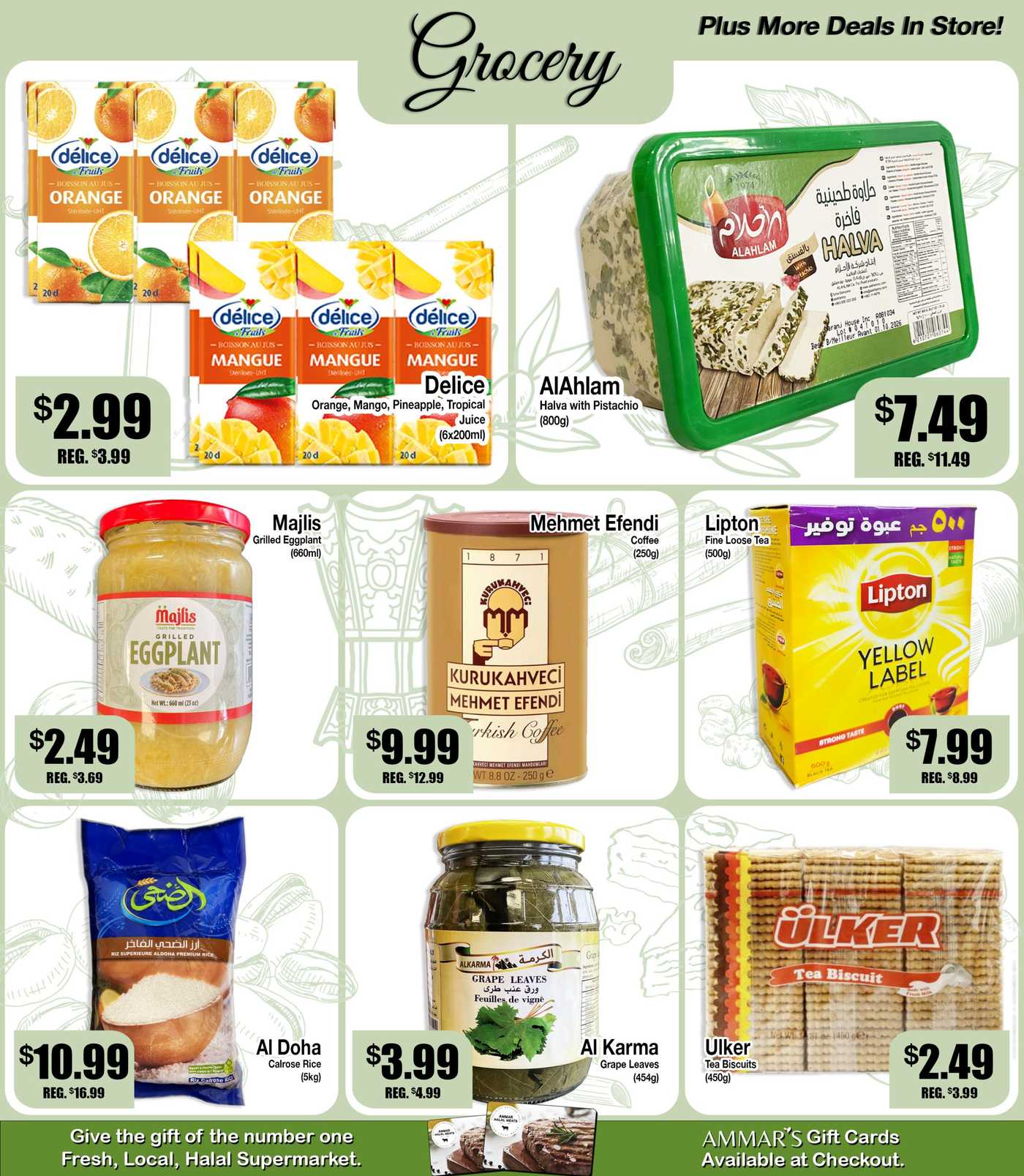 Ammar's Halal Meats Flyer October 30 to November 5