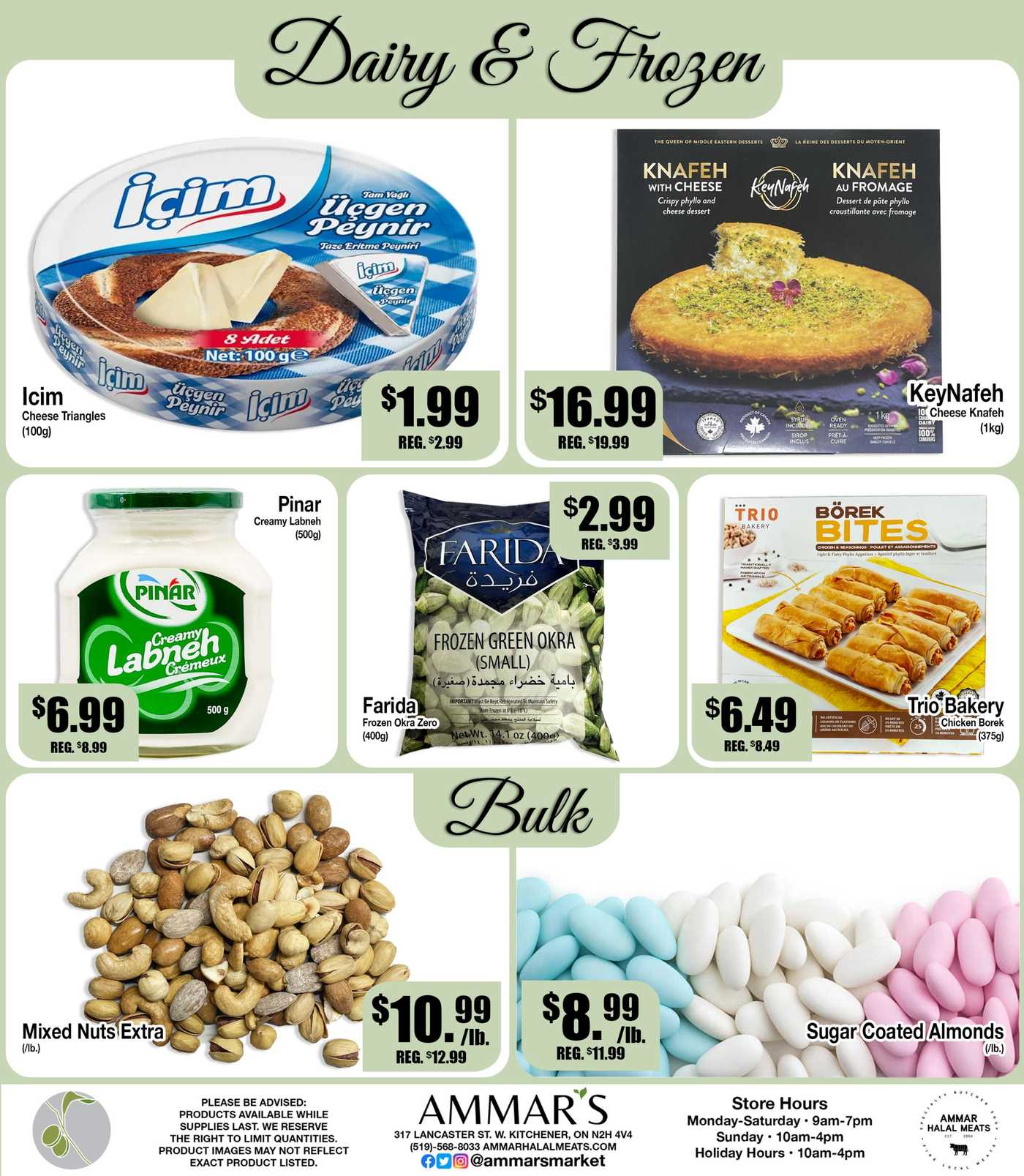 Ammar's Halal Meats Flyer October 30 to November 5
