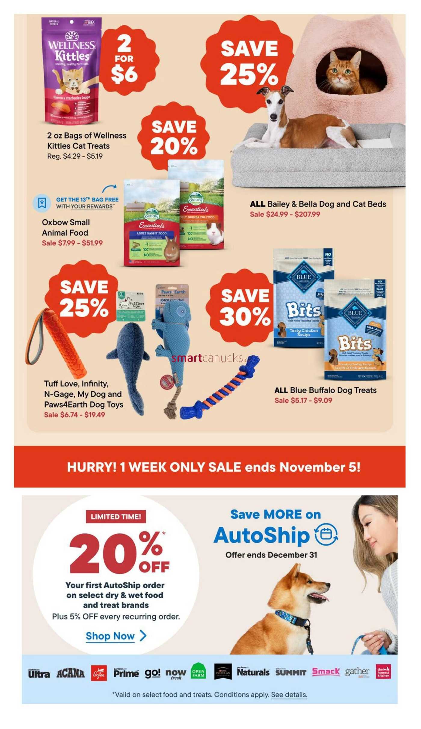 Total Pet Flyer October 30 to November 5