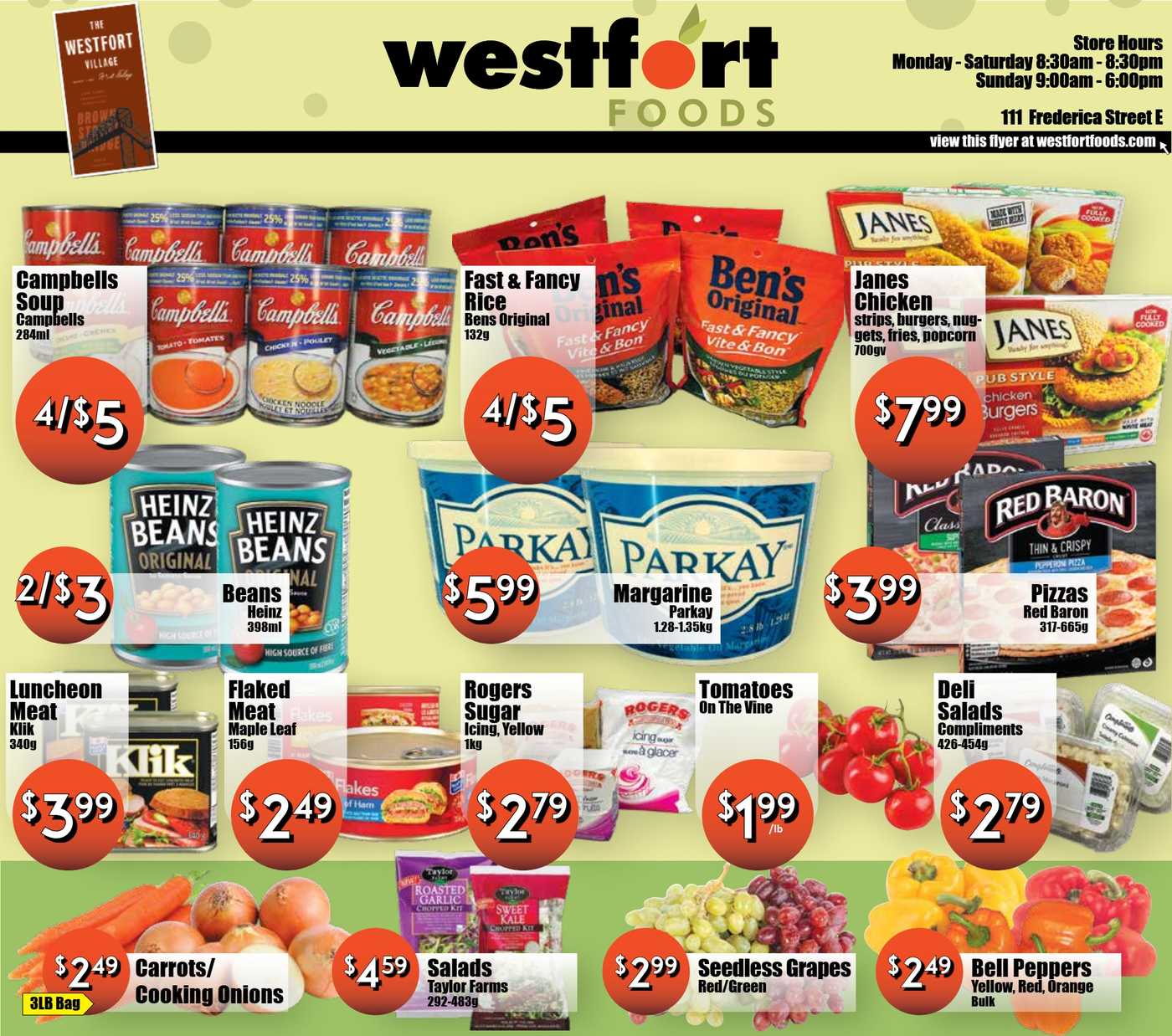 Westfort Foods Flyer October 31 to November 6