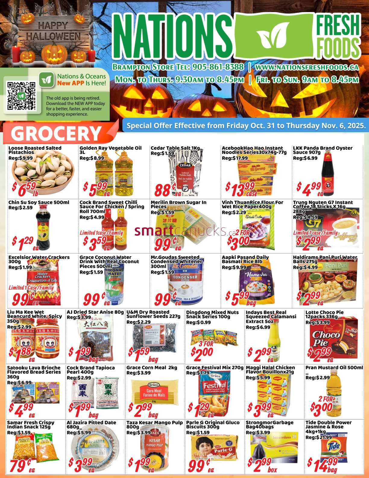 Nations Fresh Foods (Brampton) Flyer October 31 to November 6