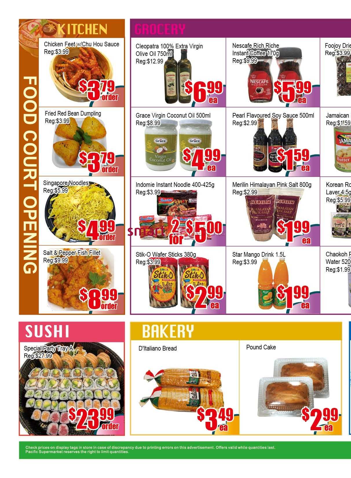 Pacific Fresh Food Market (Pickering) Flyer October 31 to November 6