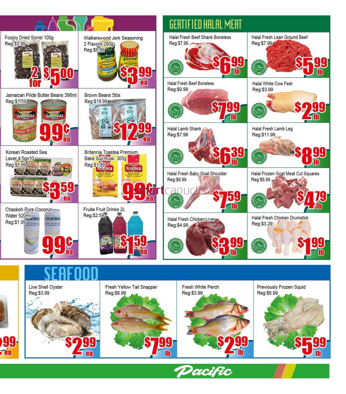 Pacific Fresh Food Market (Pickering) Flyer October 31 to November 6