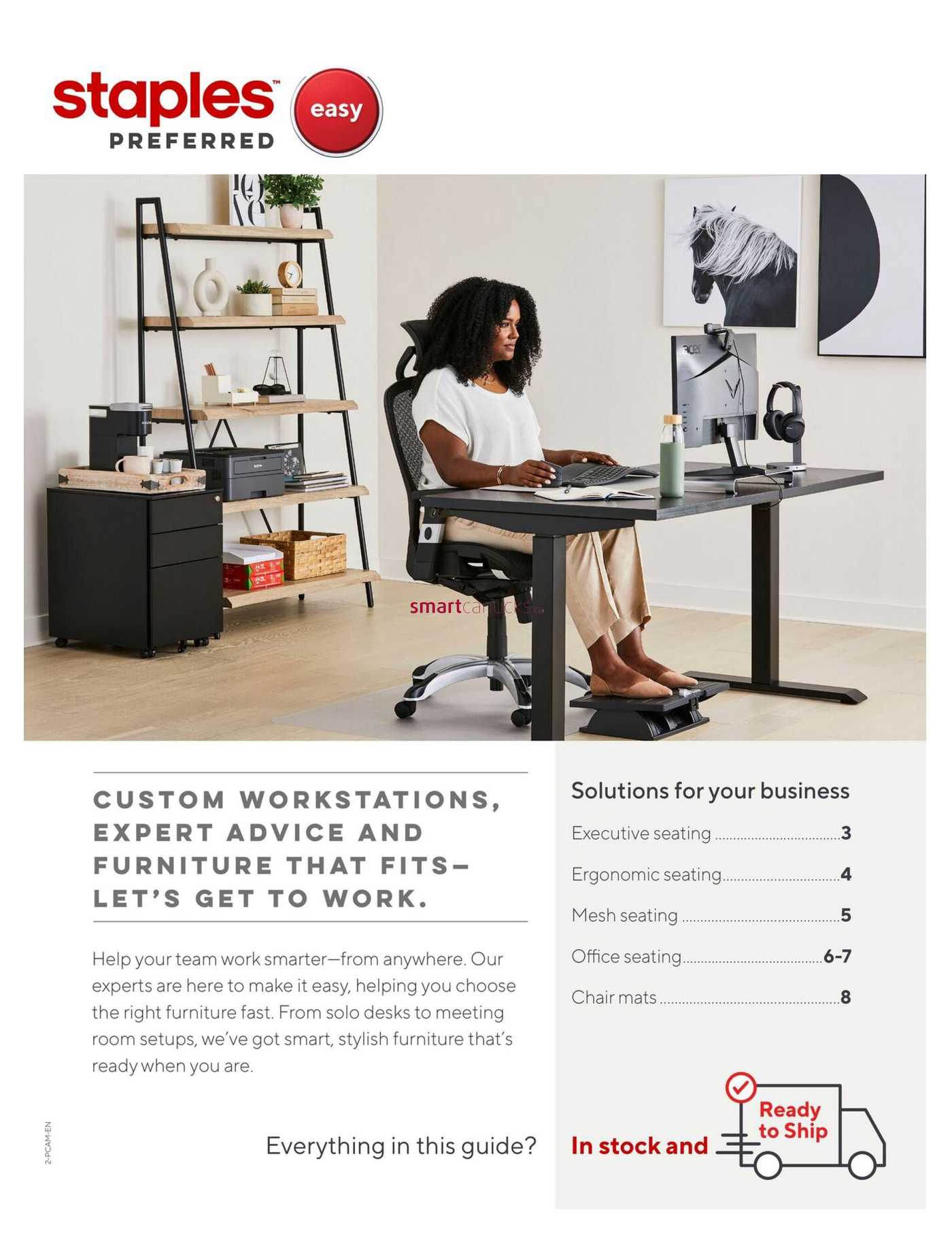 Staples Preferred Furniture Guide October 28 to December 31