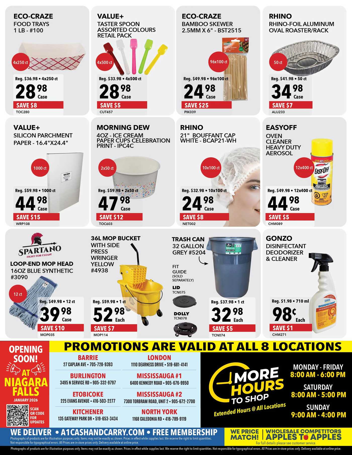 A-1 Cash and Carry Flyer November 1 to 30