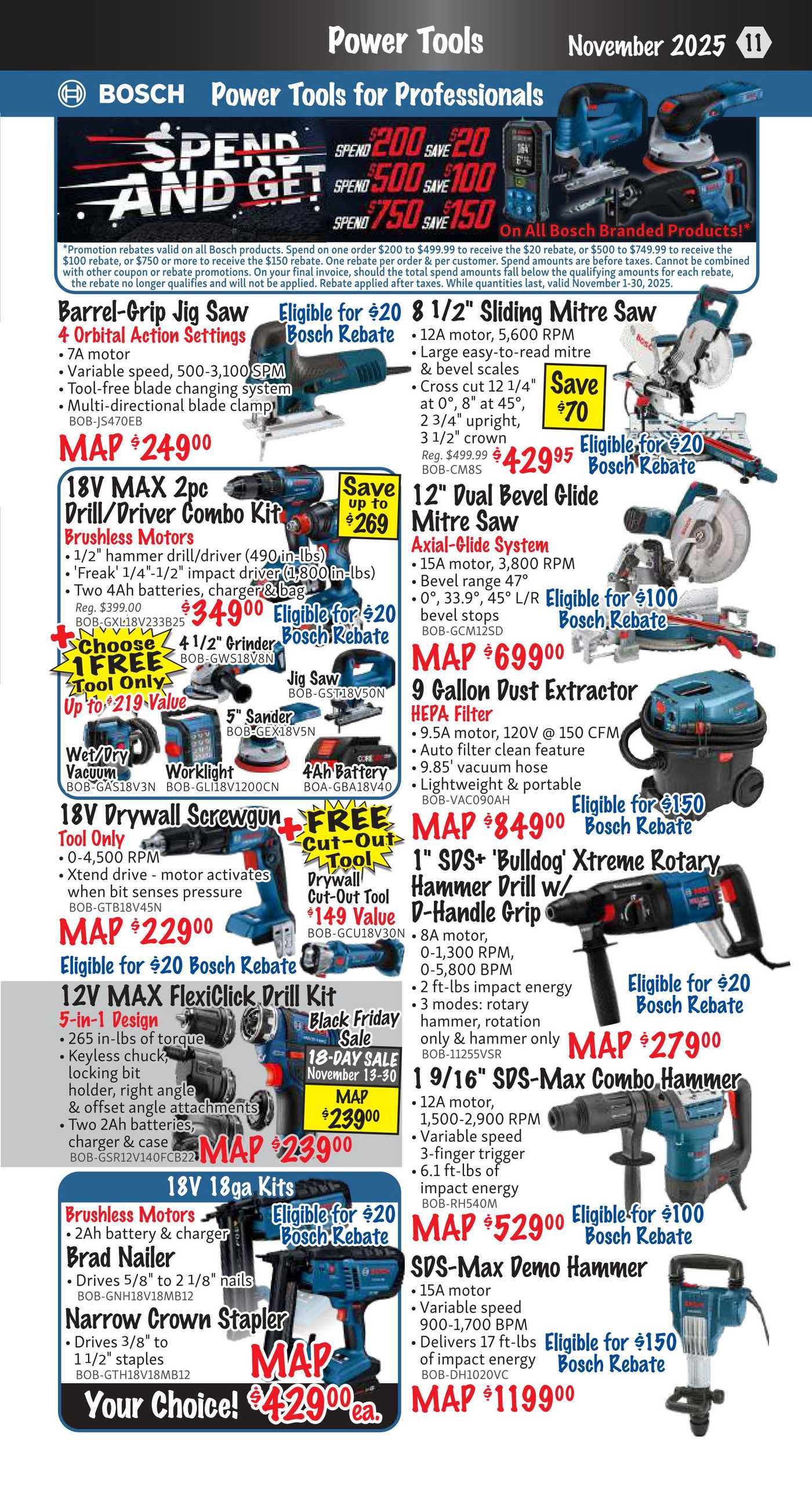 KMS Tools and Equipment Flyer November 1 to 30