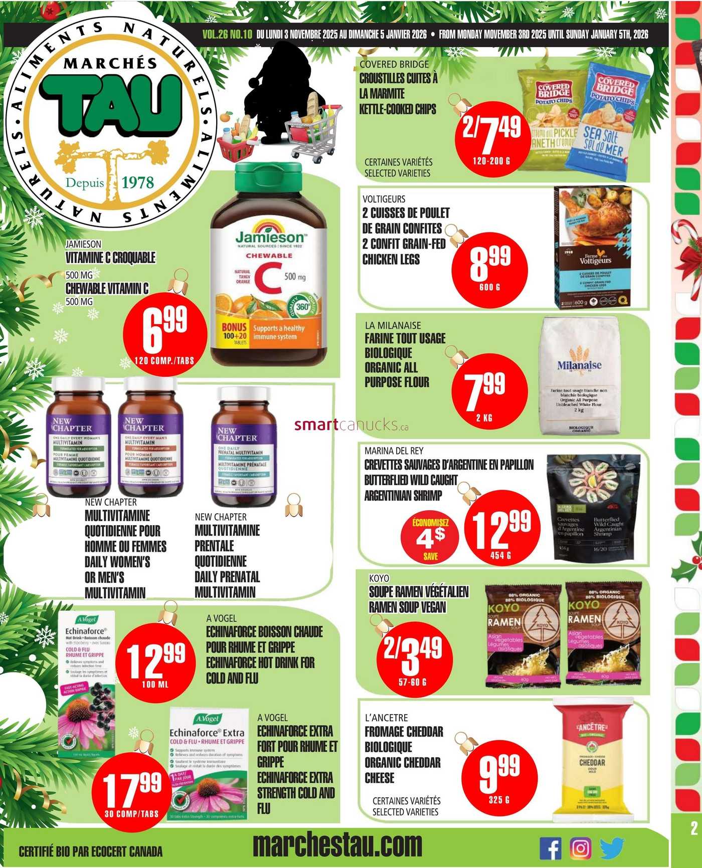Marches Tau Flyer November 3 to January 4