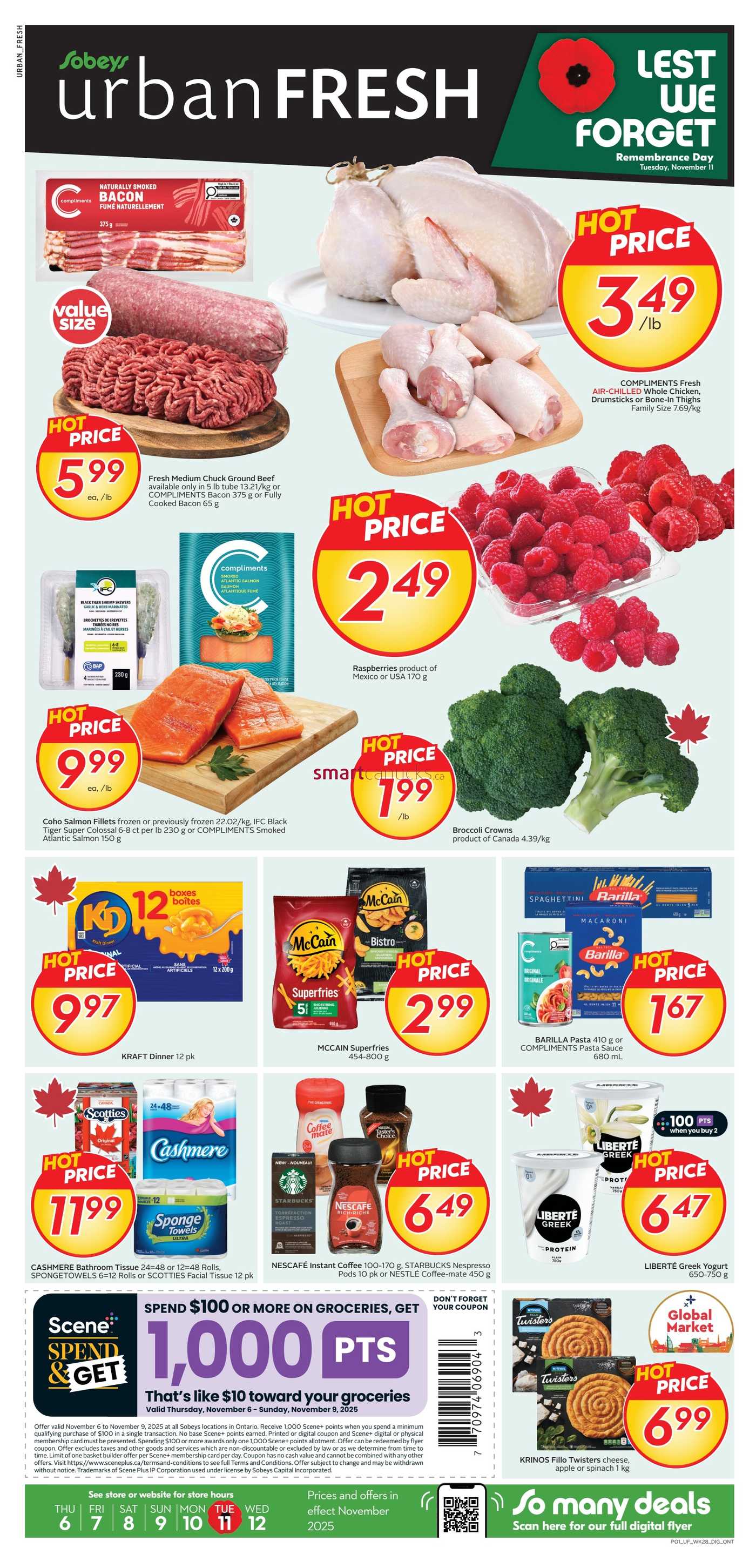 Sobeys Urban Fresh Flyer November 6 to 12
