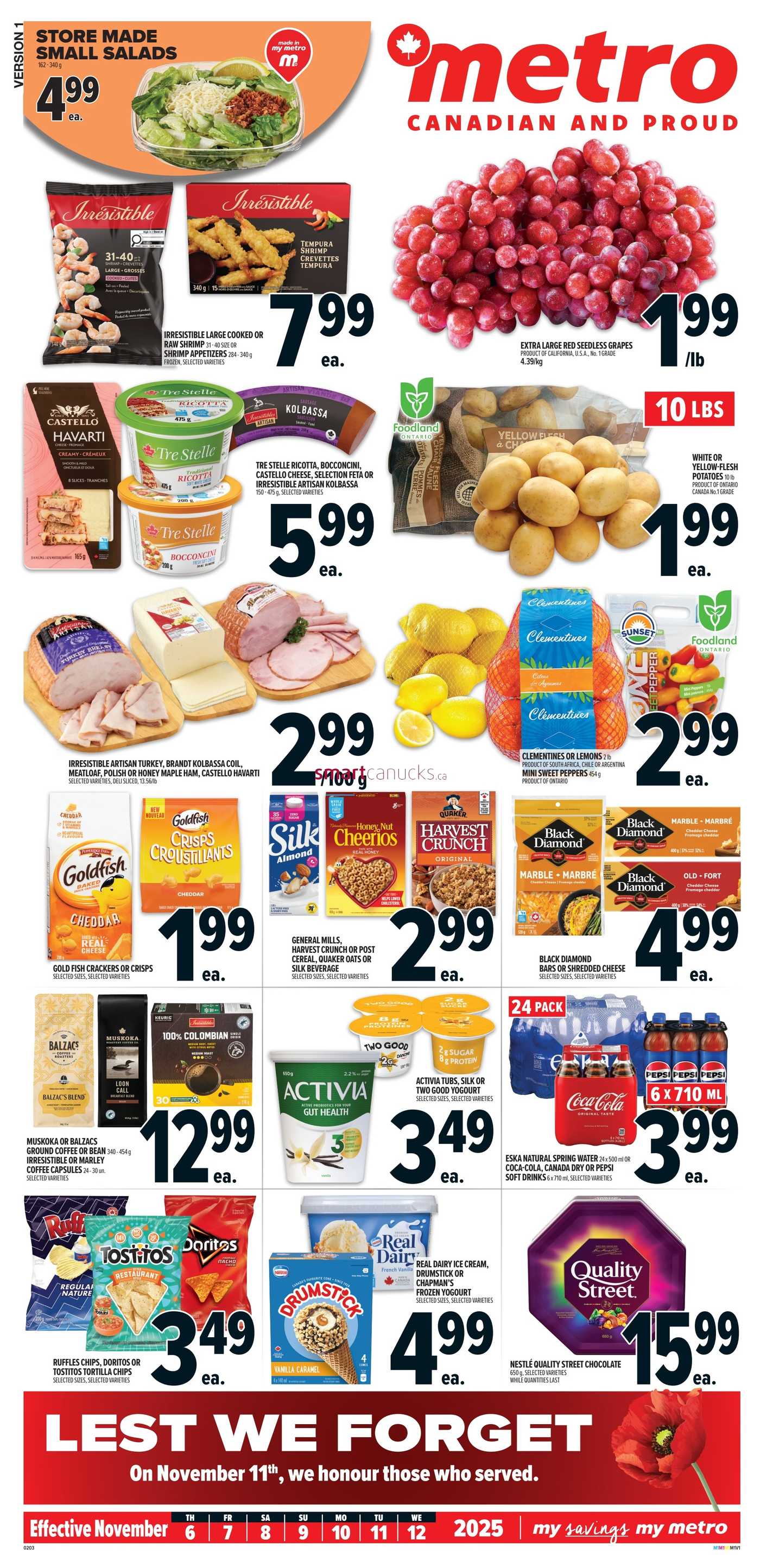 Metro (ON) Flyer November 6 to 12