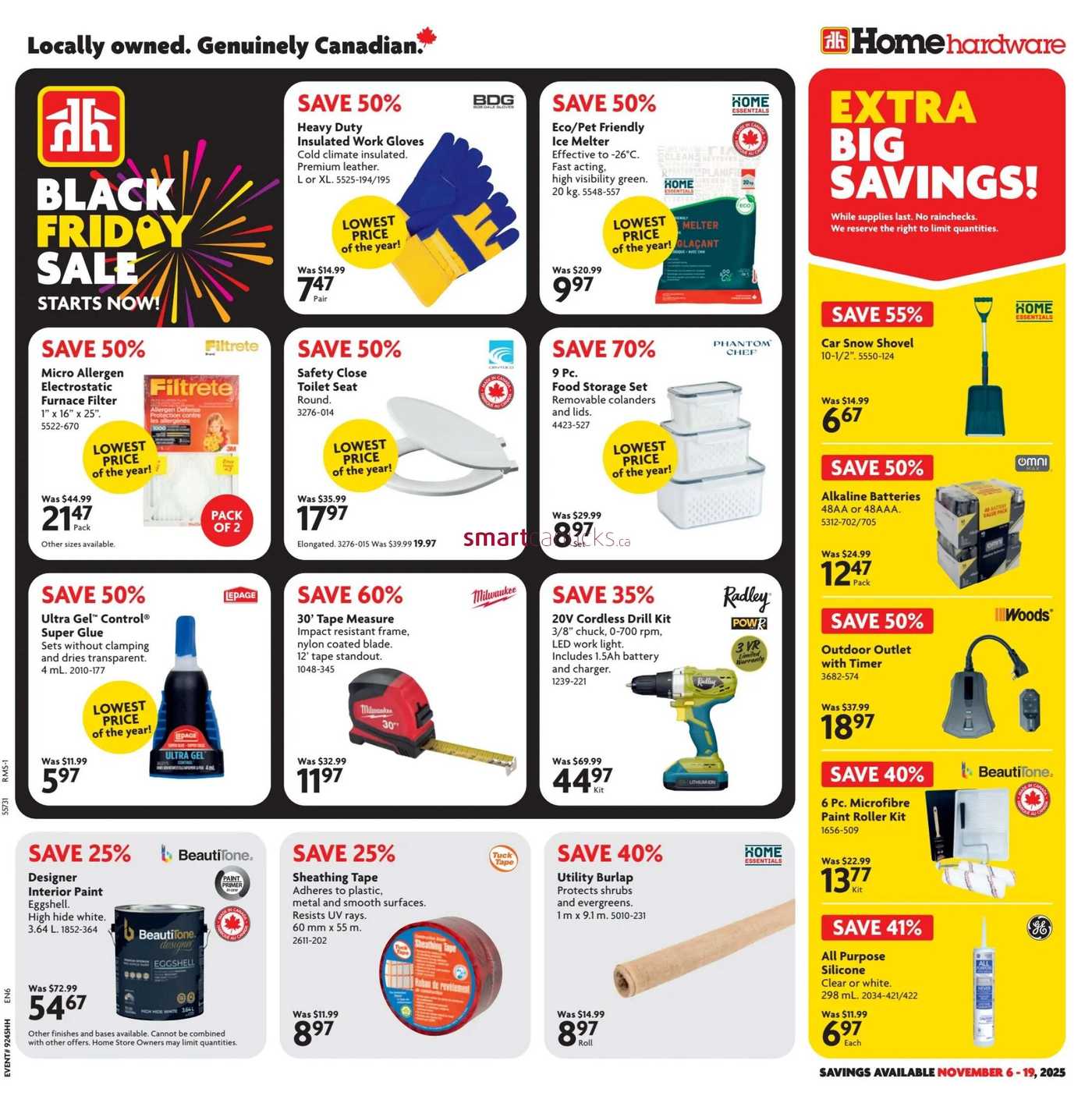Home Hardware (ON) Flyer November 6 to 19