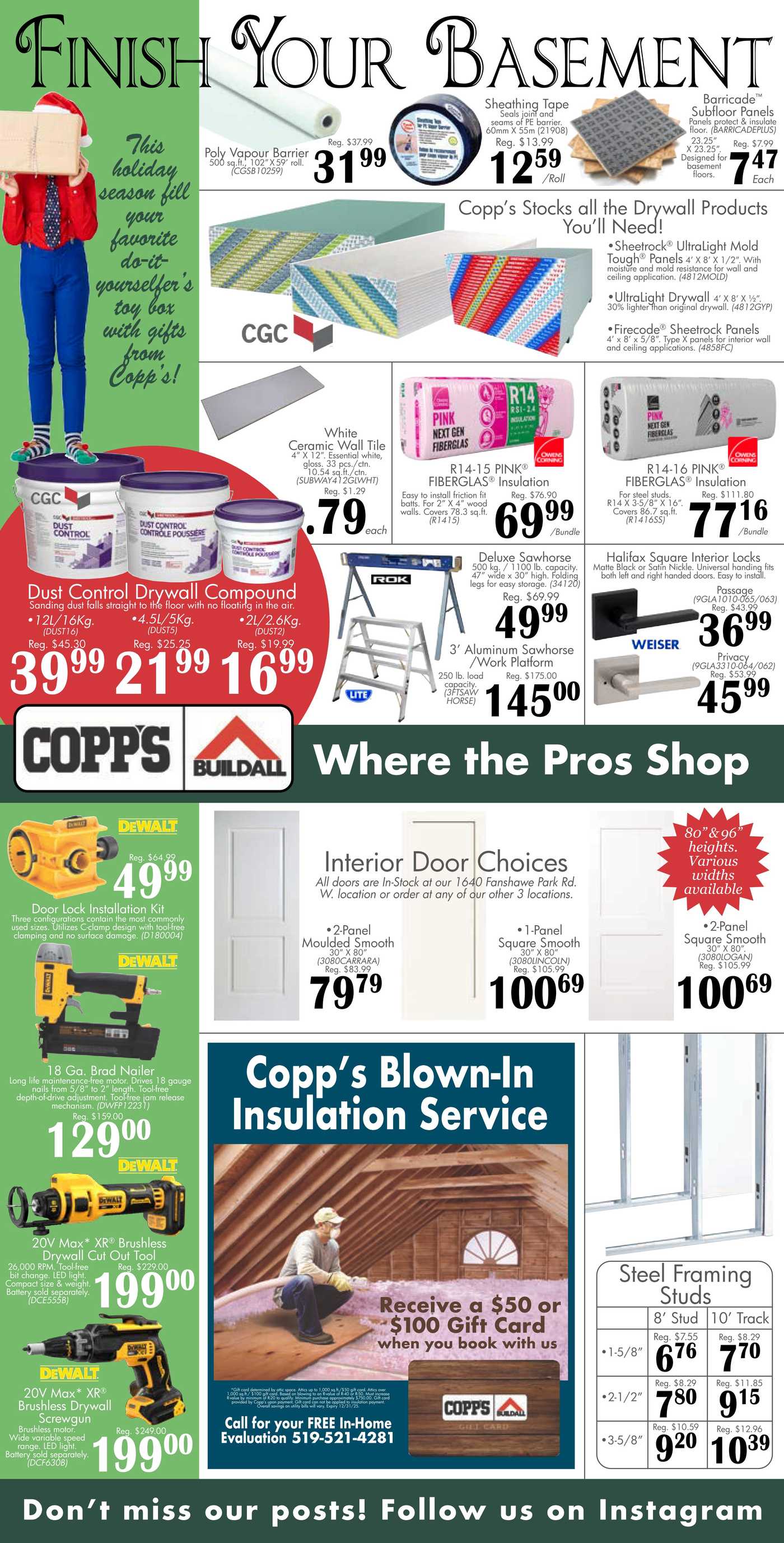 COPP’s Buildall Flyer November 6 to 16