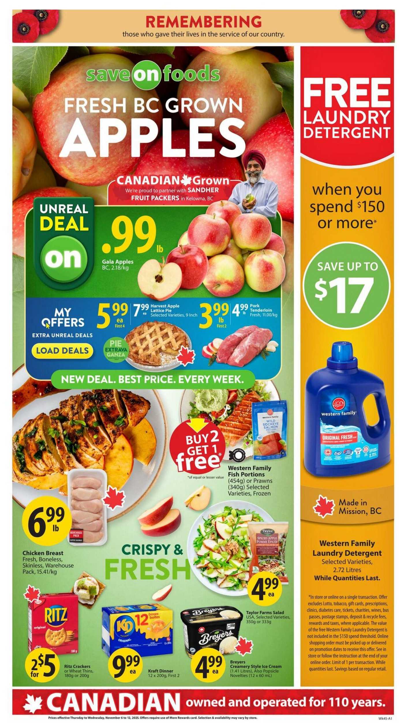 Save On Foods (BC) Flyer November 6 to 12