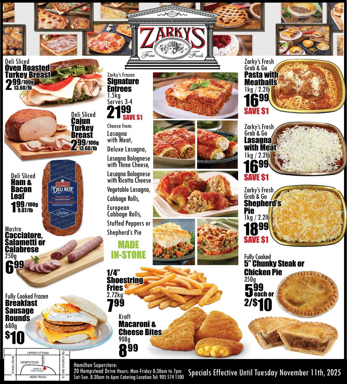 Zarky's Flyer November 5 to 11