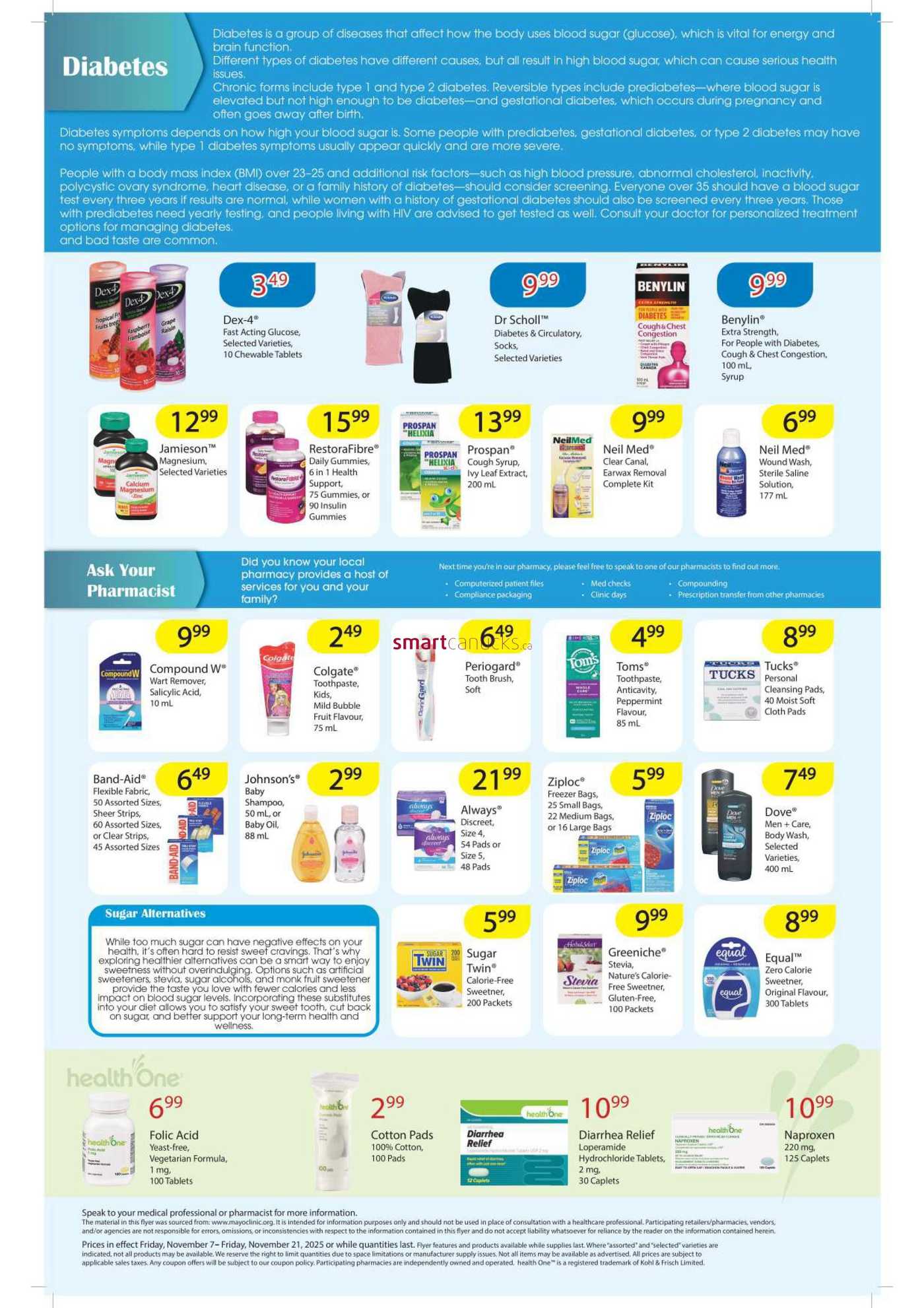 Drug Town Pharmacy Flyer November 7 to 21