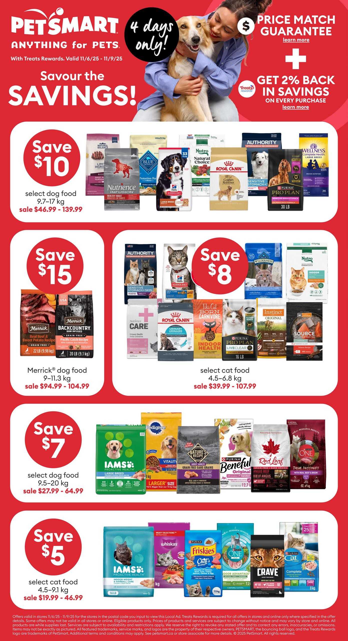 PetSmart Flyer November 6 to 9