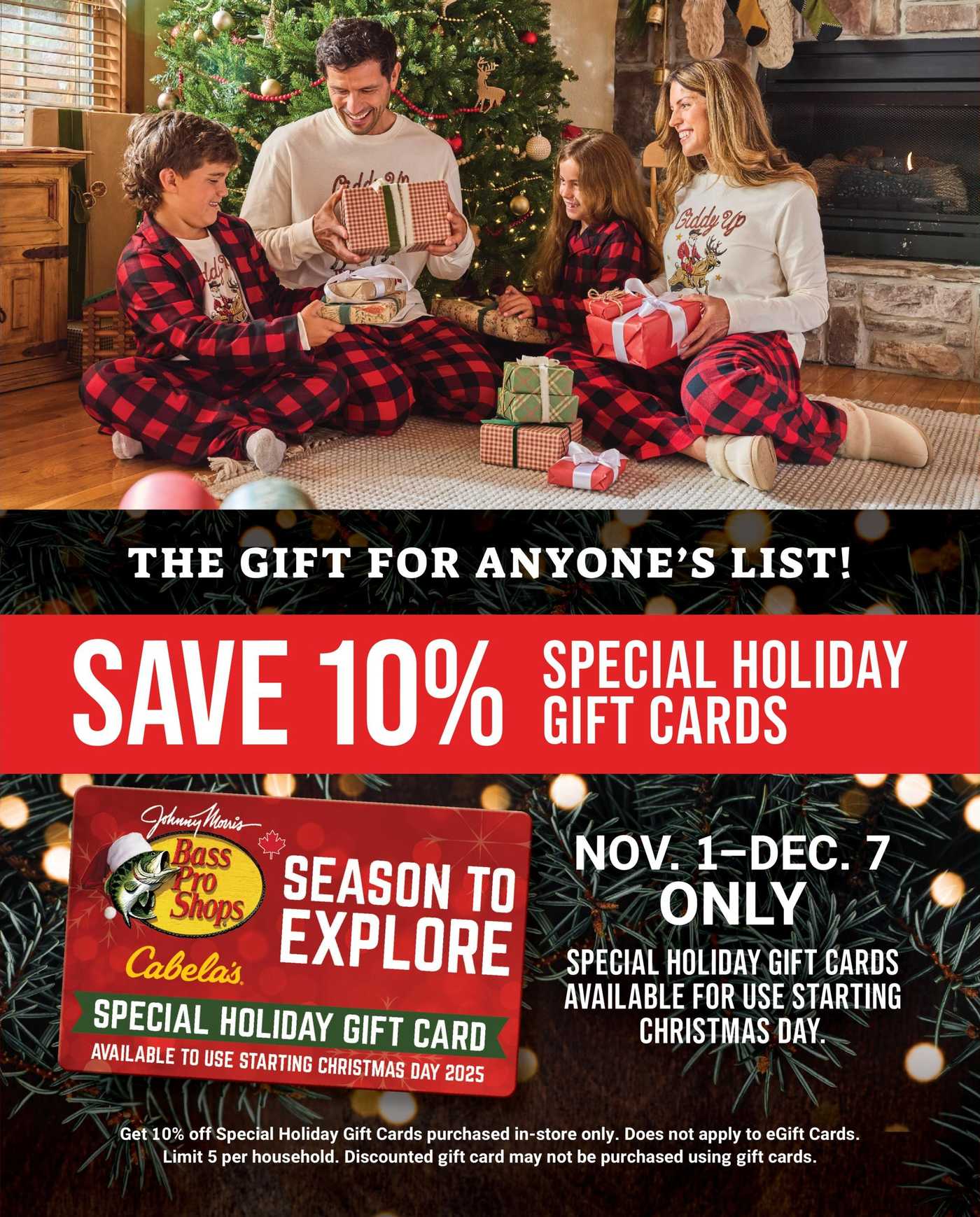 Bass Pro Shops Christmas Gift Guide November 6 to December 24