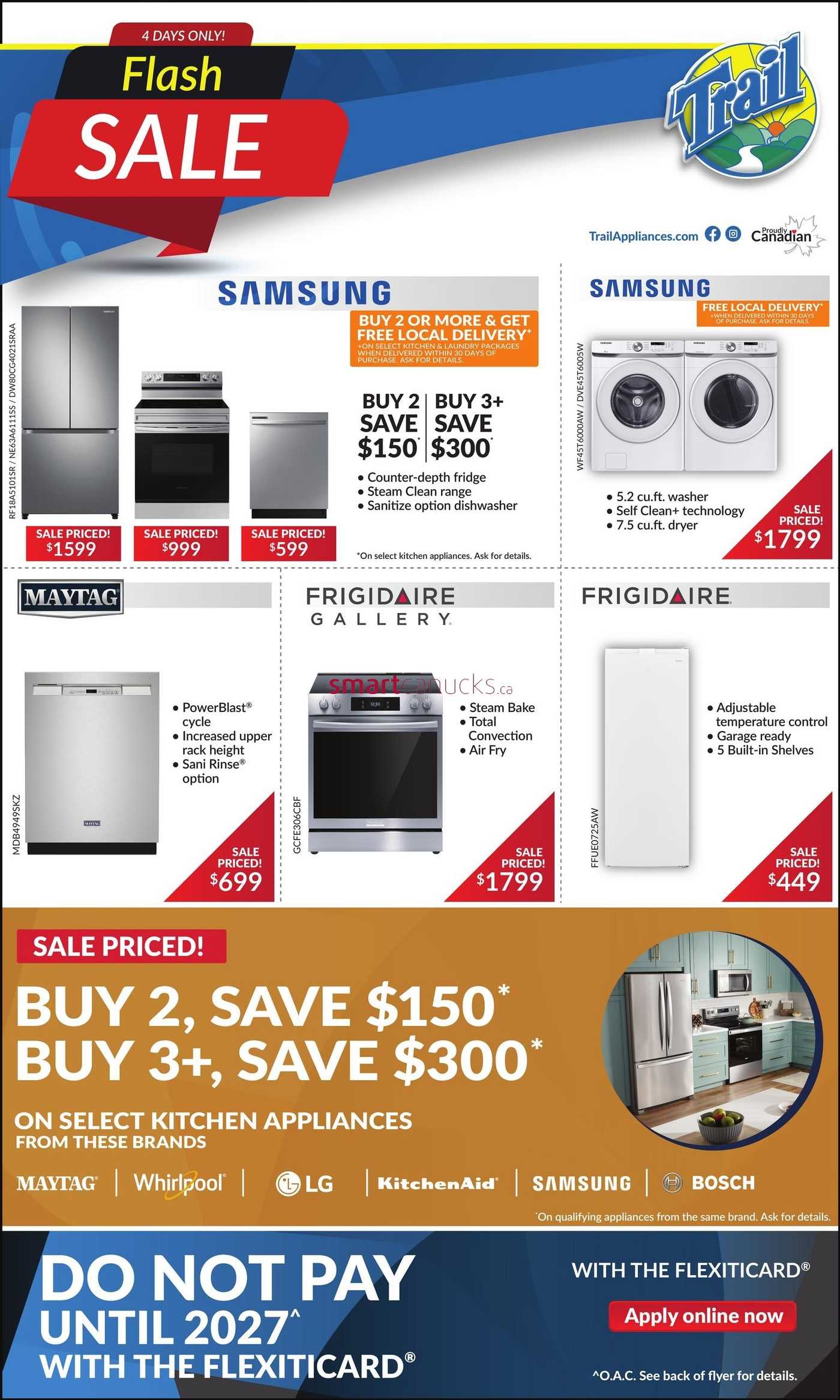 Trail Appliances (AB & SK) Flyer November 6 to 9