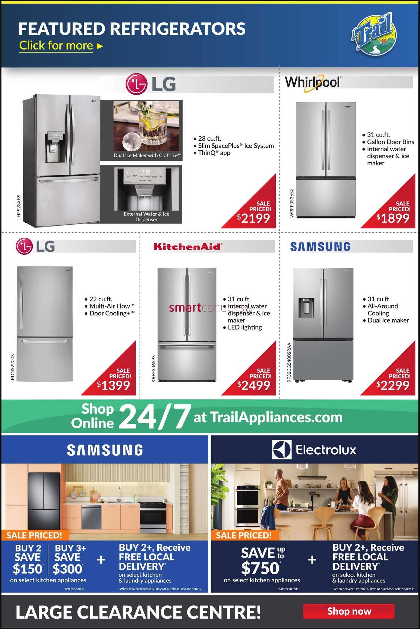 Trail Appliances (AB & SK) Flyer November 6 to 9