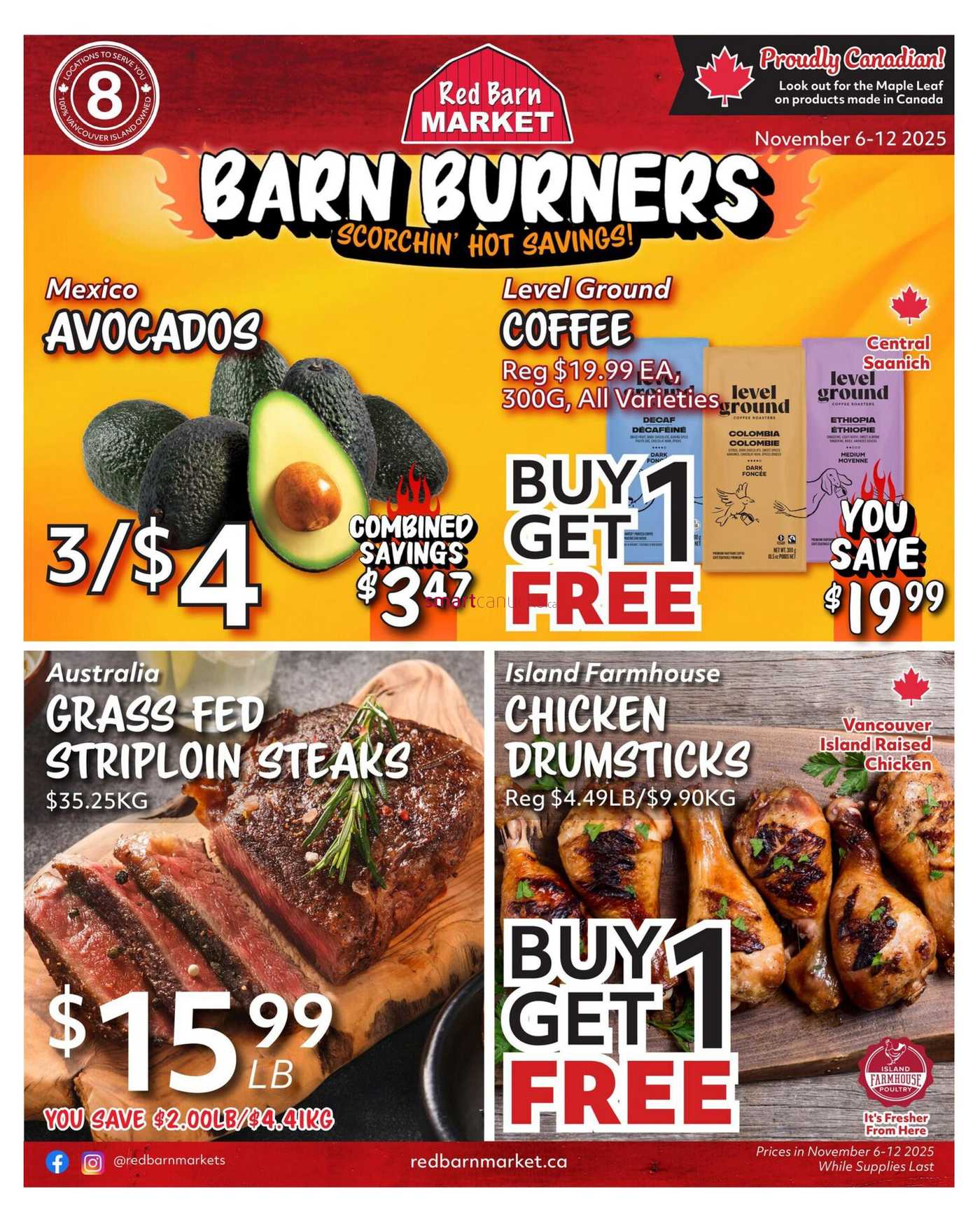 Red Barn Market Flyer November 6 to 12