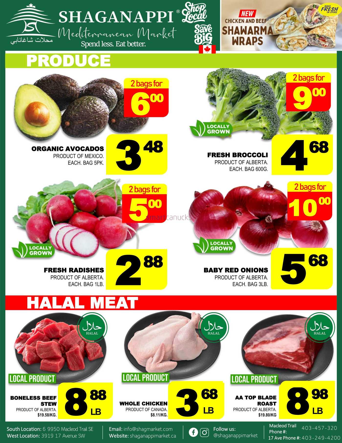 Shaganappi Mediterranean Market Flyer November 6 to 12