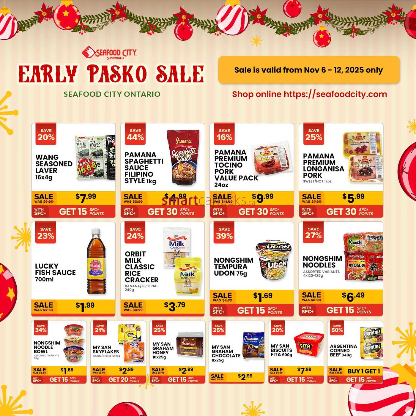 Seafood City Supermarket (ON) Flyer November 6 to 12