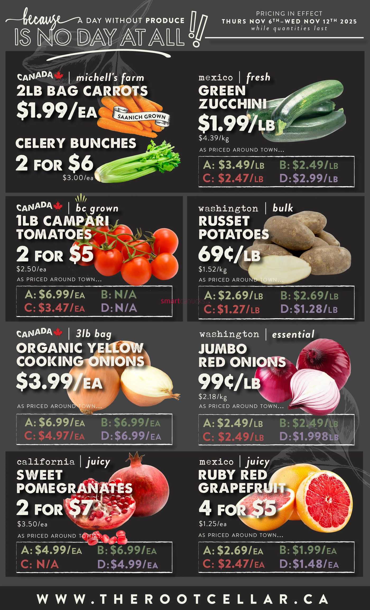 The Root Cellar Flyer November 6 to 12