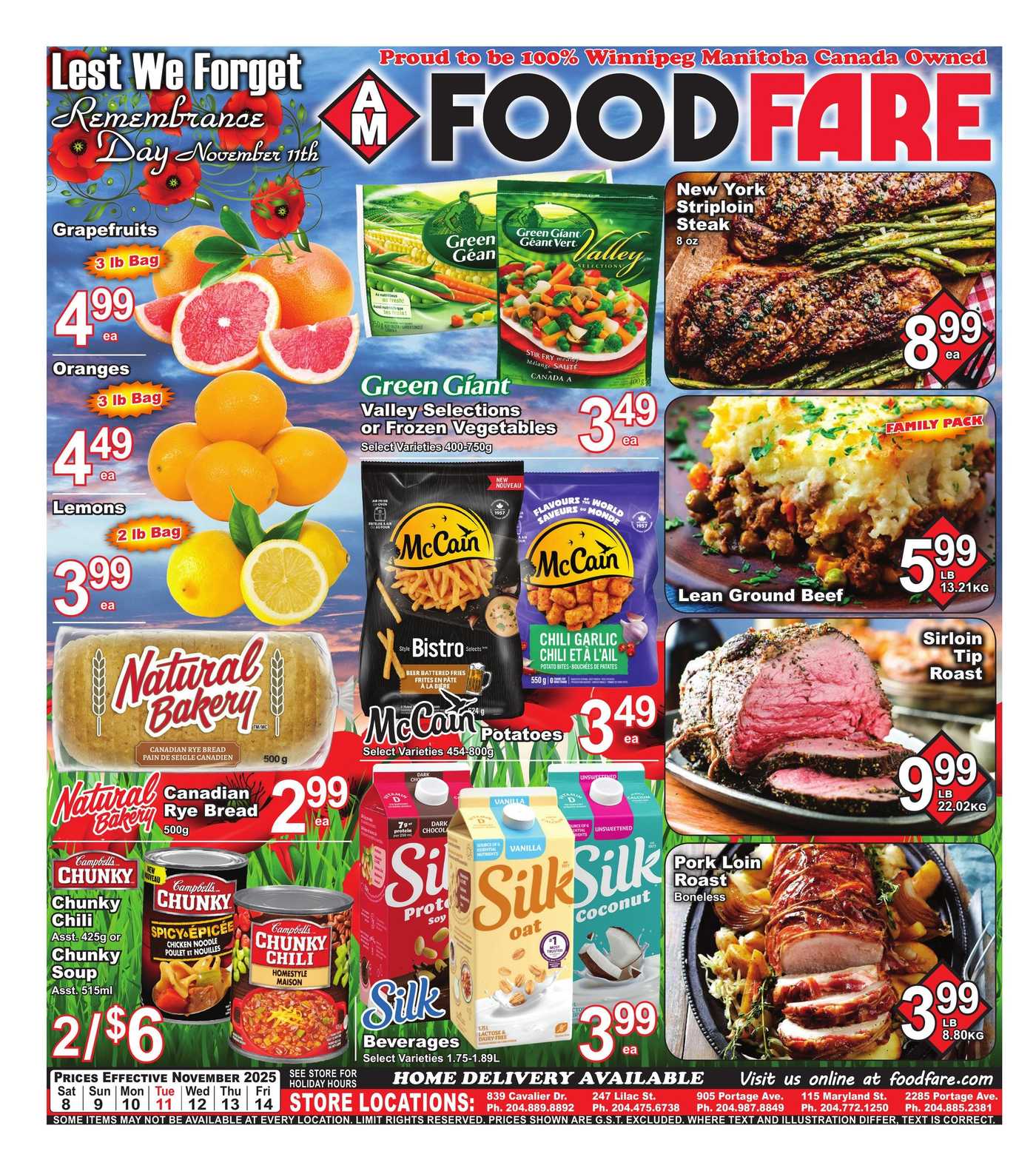 Food Fare Flyer November 8 to 14